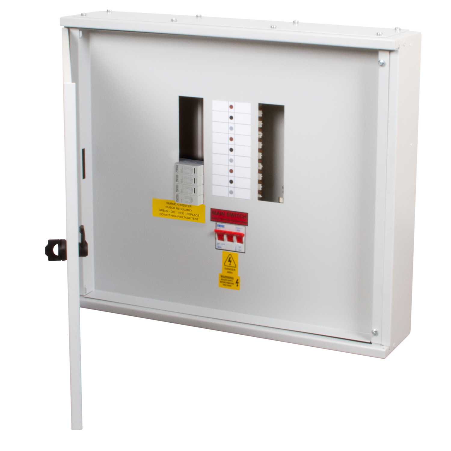 Proteus XL 5 Way TP+N Distribution Board with 125A Incomer and Type 1+2 ...