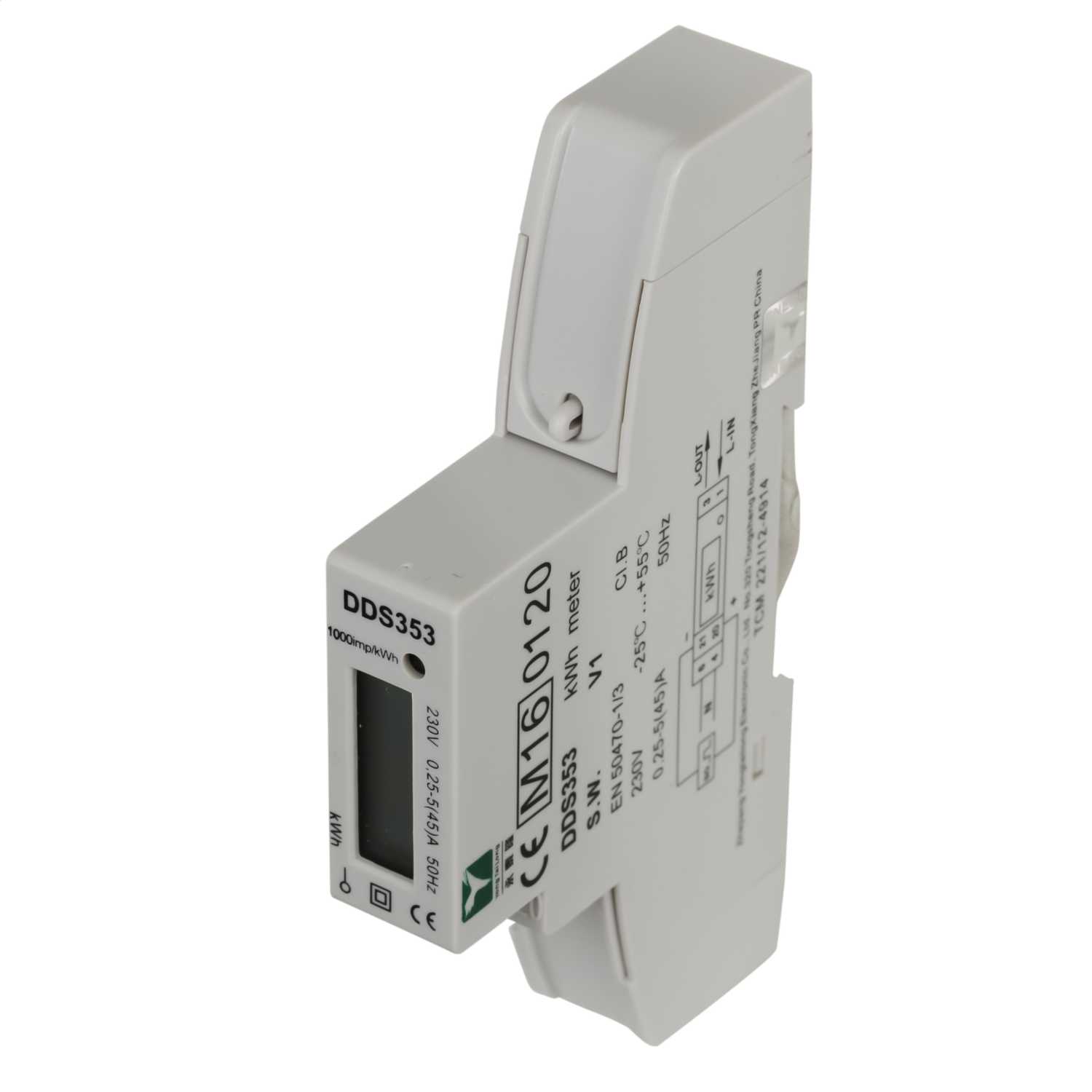 Rolec 45A 230V MID B Modular Single Phase Electronic Meter (ACEU0200) | CEF