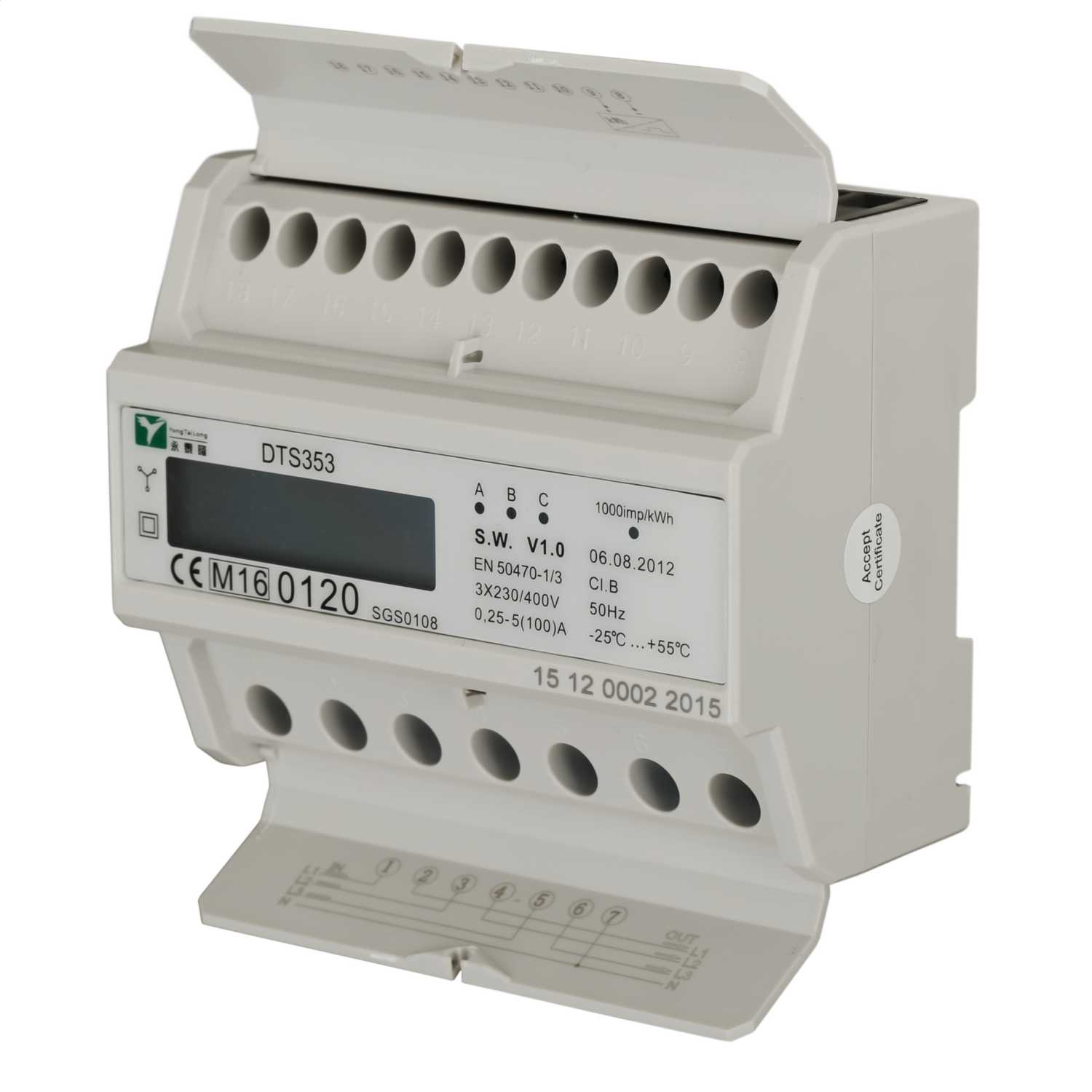 Rolec 100A 415V MID B Modular Three Phase Electronic Meter (ACEU0230) | CEF