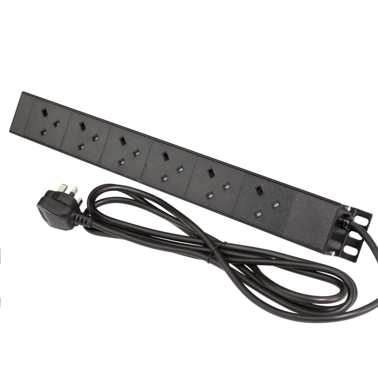 RPP 6 Way Angled Left Vertical Rack Mounted PDU (XAL6) | CEF