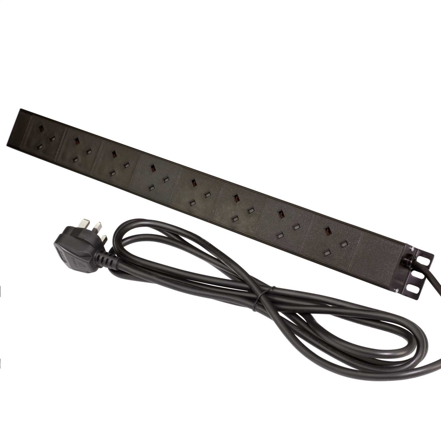 RPP 8 Way Angled Left Vertical Rack Mounted PDU (XAL8) | CEF