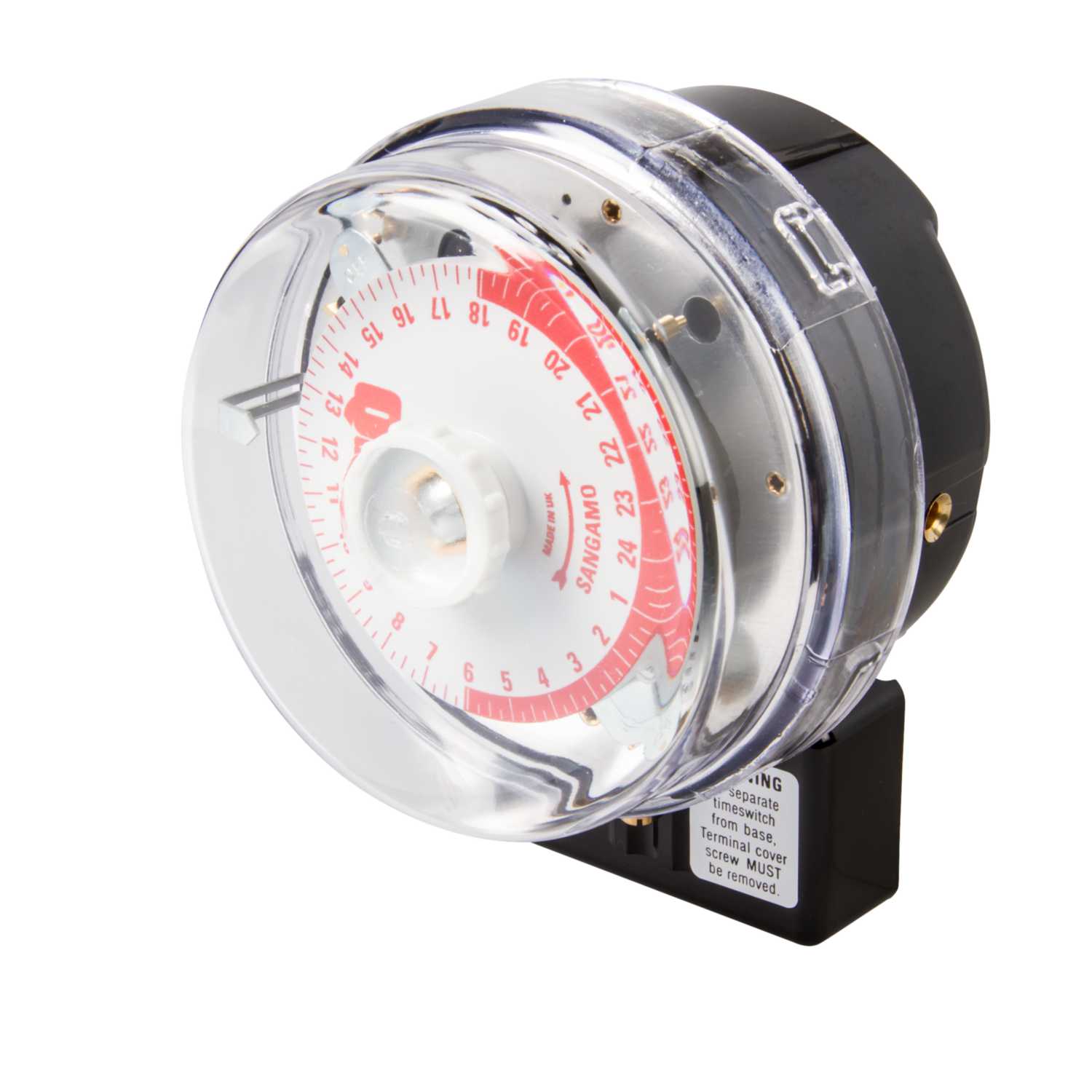 Sangamo 20A 4 Pin 24 Hour Round Pattern Time Switch 2 On / Off (Q555.2 ...