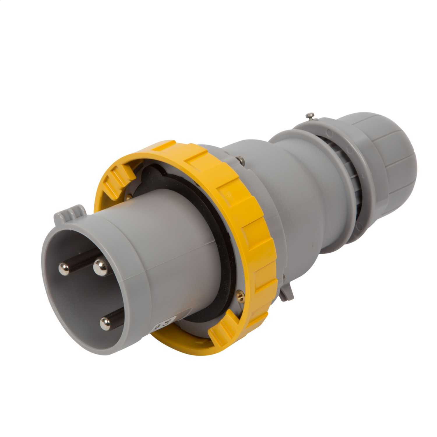 Scame OPTIMA 63A 2P+E 110V Plug IP67 Yellow (218.6330) | CEF