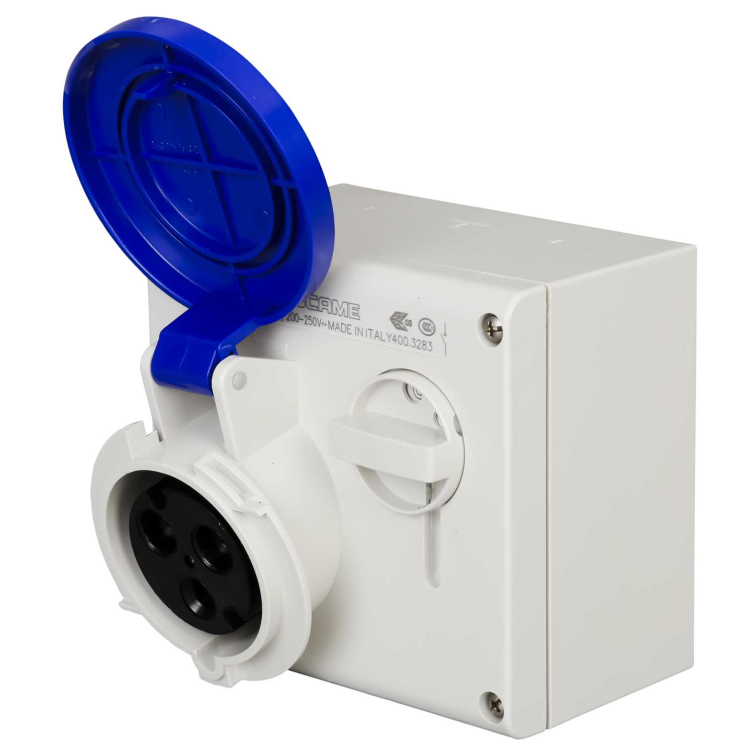 Scame OMNIA 32A 2P+E 230V Interlocked Switched Socket IP44 (500.3283) | CEF