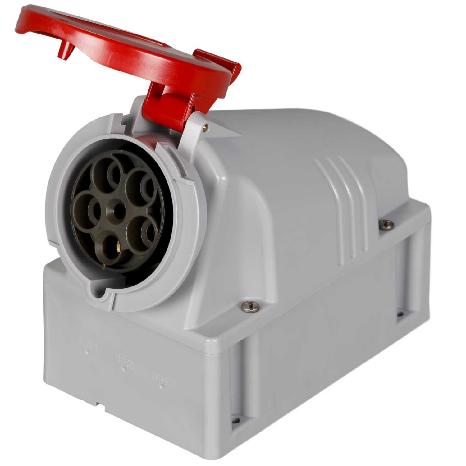 Scame OPTIMA-TOP 63A 3P+N+E 415V Wall Mounted Socket IP44 (513.6357T) | CEF