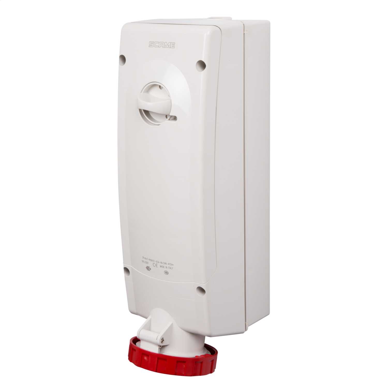 Scame ADVANCE 2 63A 3P+N+E 415V Interlocked Switched Socket IP67 (561. ...