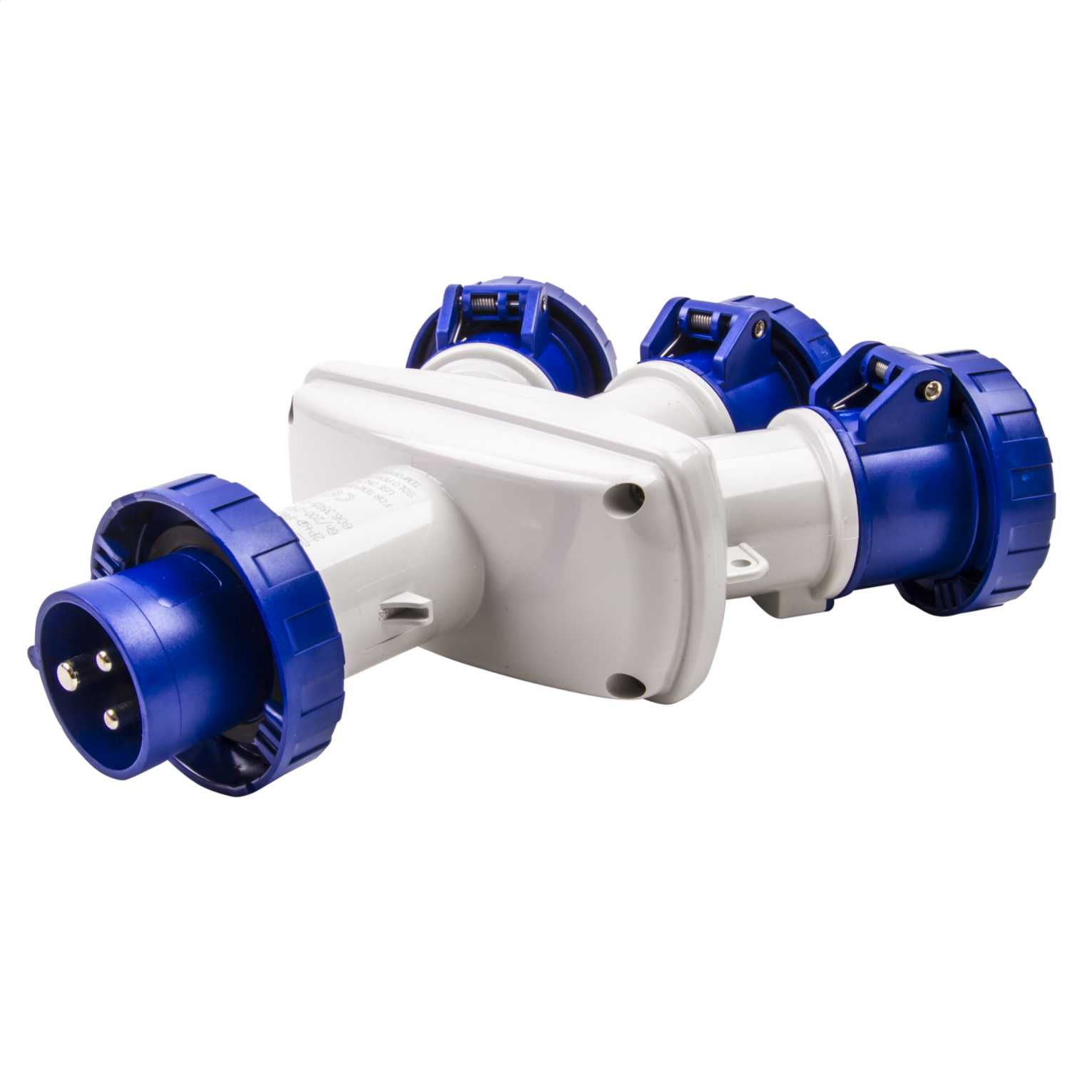 Scame ADAPTO 16A 2P+E 3 Way 230V IP66 Adaptor (606.3505-062) | CEF