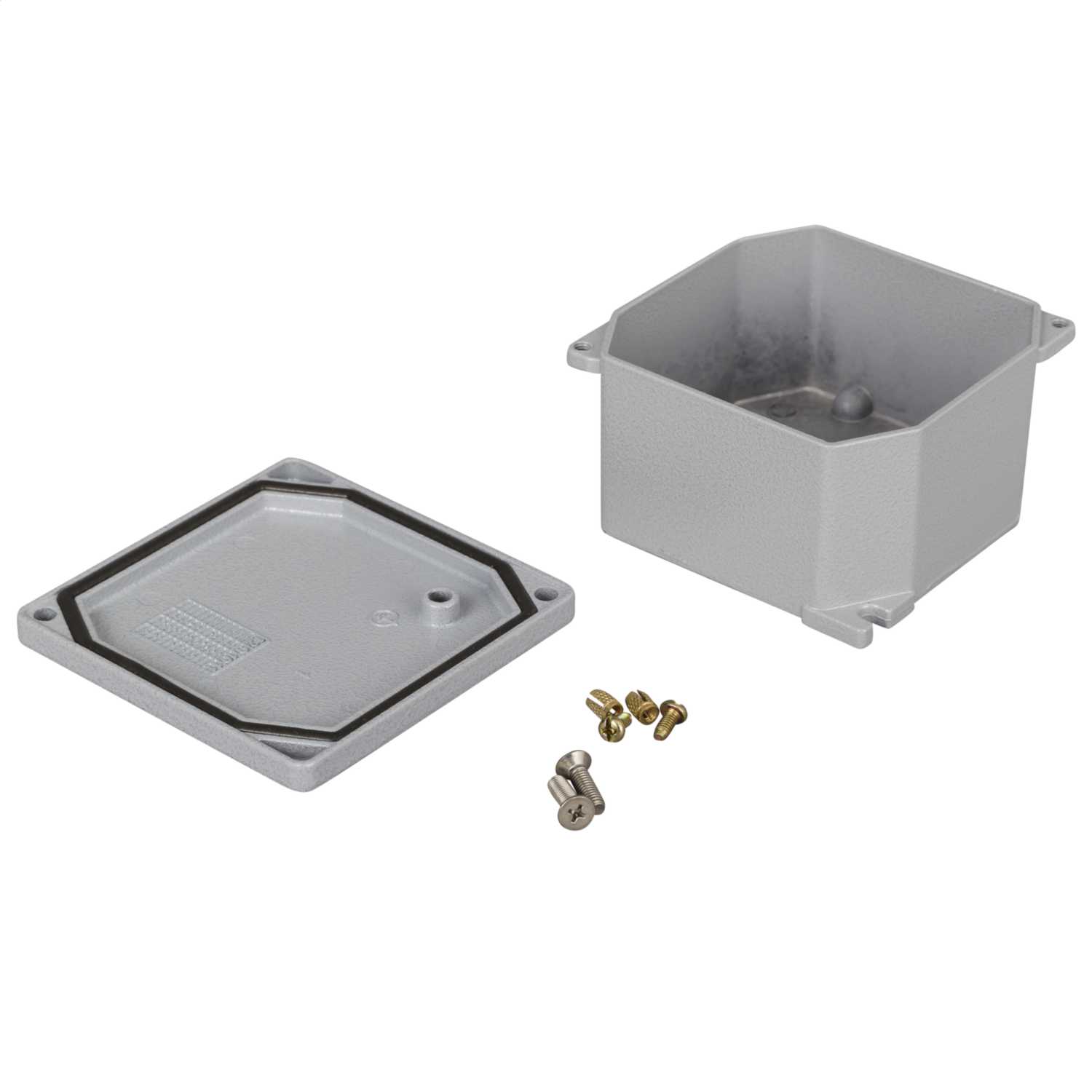 Scame 100mm x 100mm x 59mm Aluminium Alloy Junction Box IP66 (653.00) | CEF