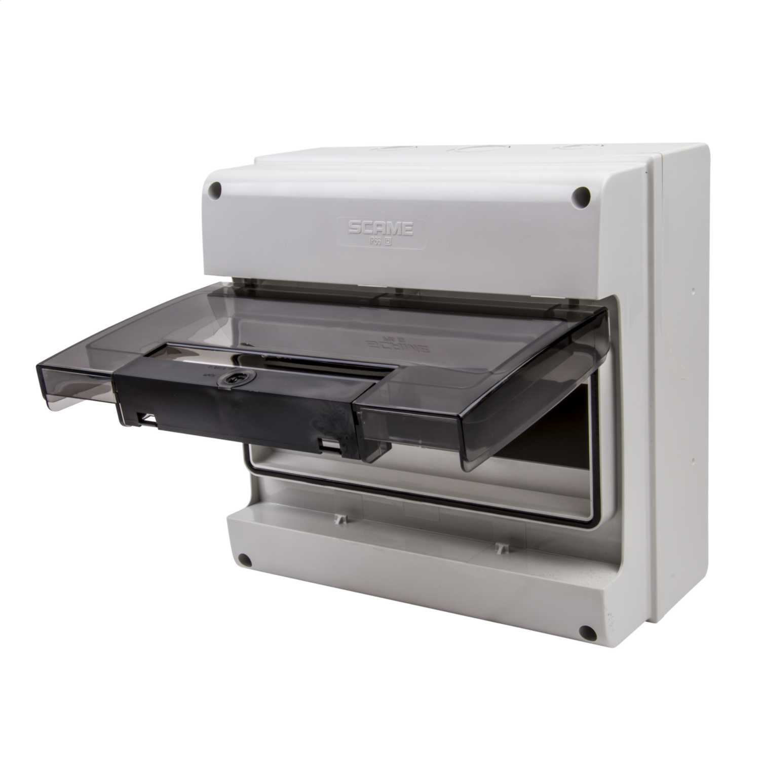 Scame DOMINO IP66 12 Module Insulated Enclosure with Terminal Blocks ...