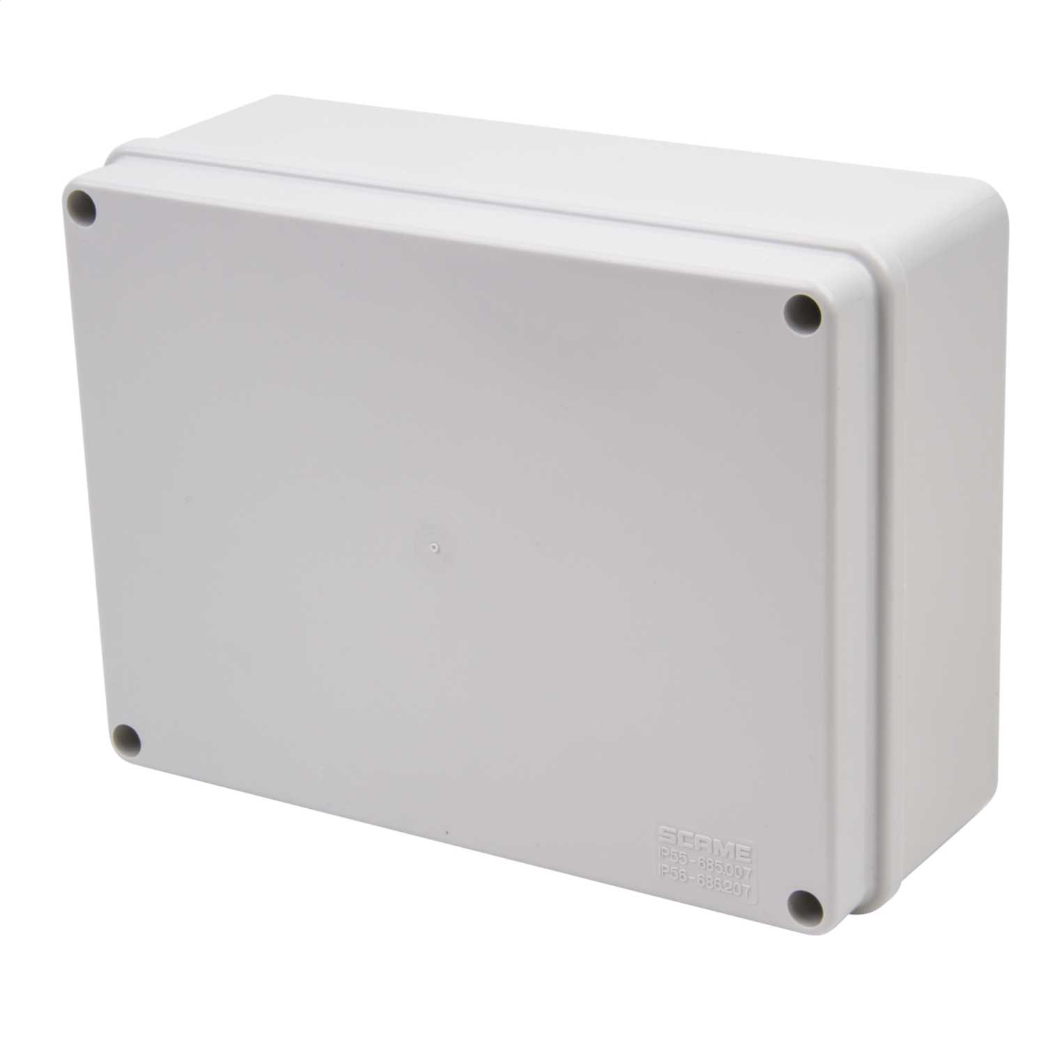 Scame 190mm x 140mm x 70mm PVC Adaptable Box Grey IP56 (686.207) | CEF
