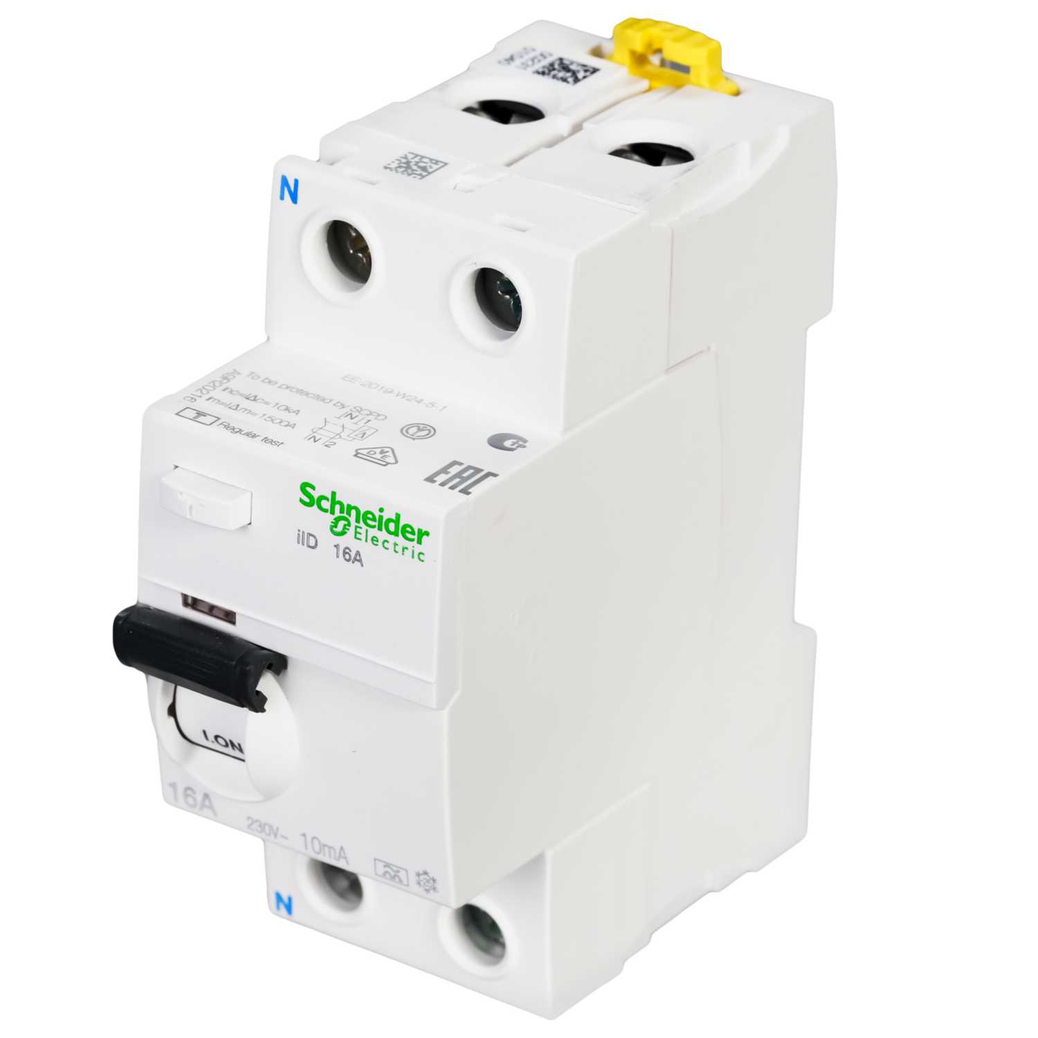 Schneider Acti9 16A 2 Pole 10mA Type A RCD (A9R20216) | CEF