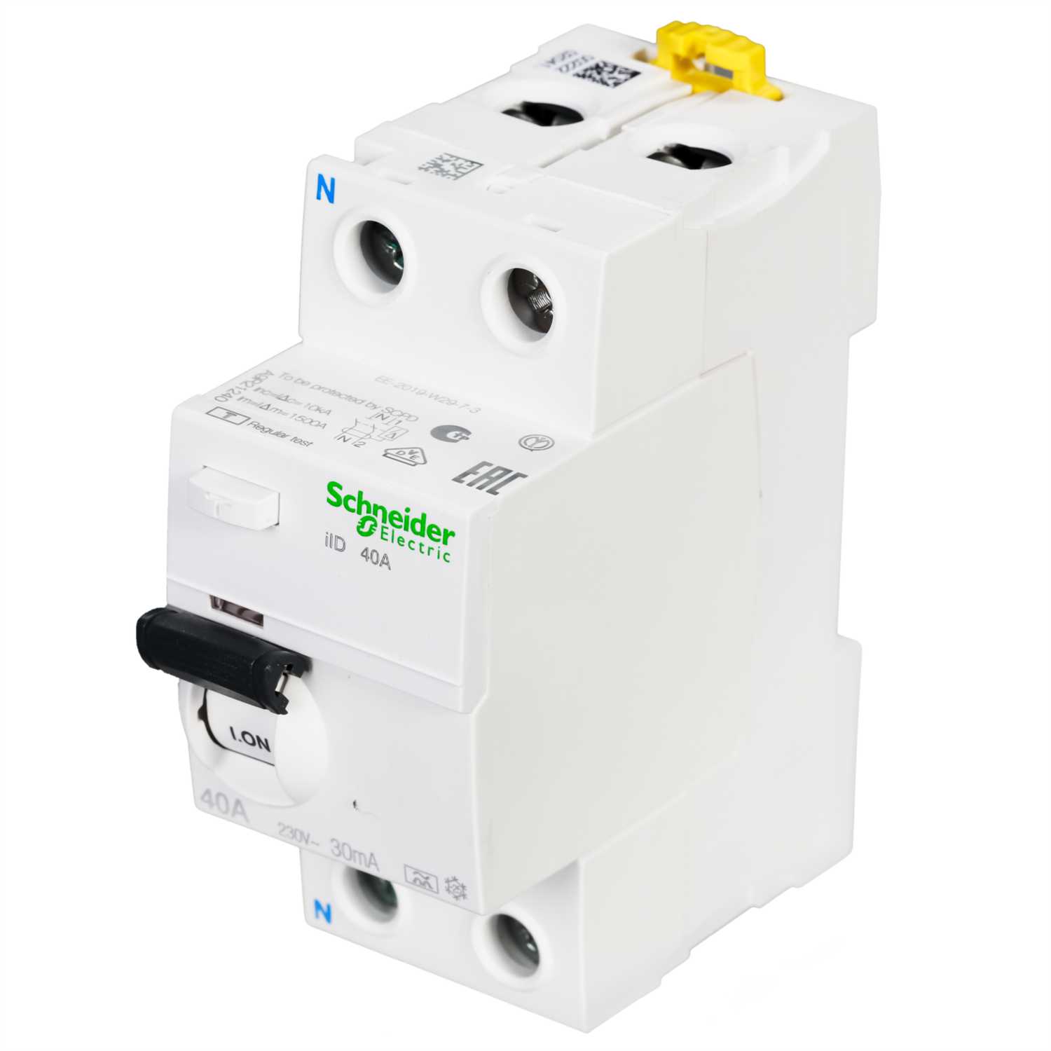 Schneider Acti9 40A 2 Pole 30mA Type A RCD (A9R21240) | CEF