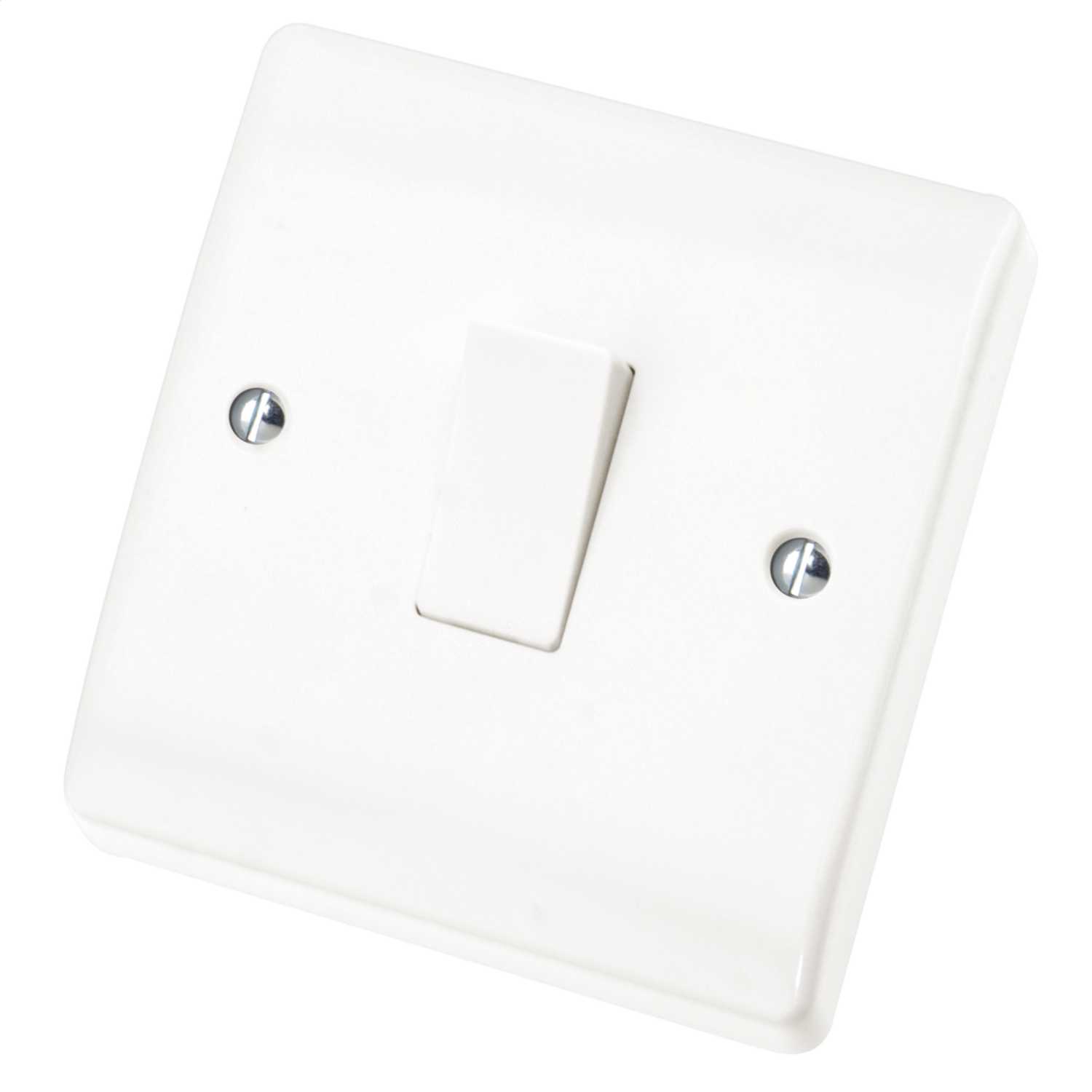 Scolmore Click Curva 10A 1 Gang Intermediate Switch White (CCA025) | CEF