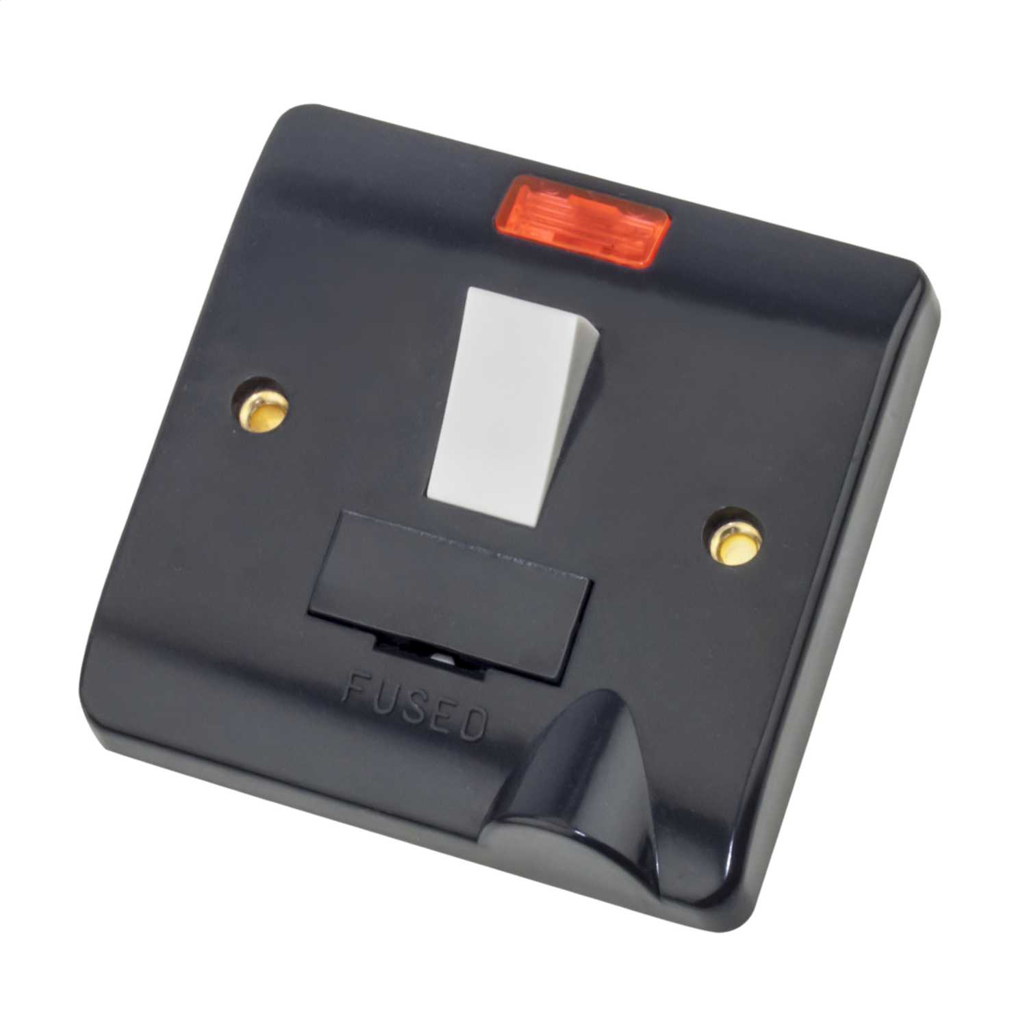 Scolmore Click Part M 13A DP Part M Switched Fused Spur with Neon White ...