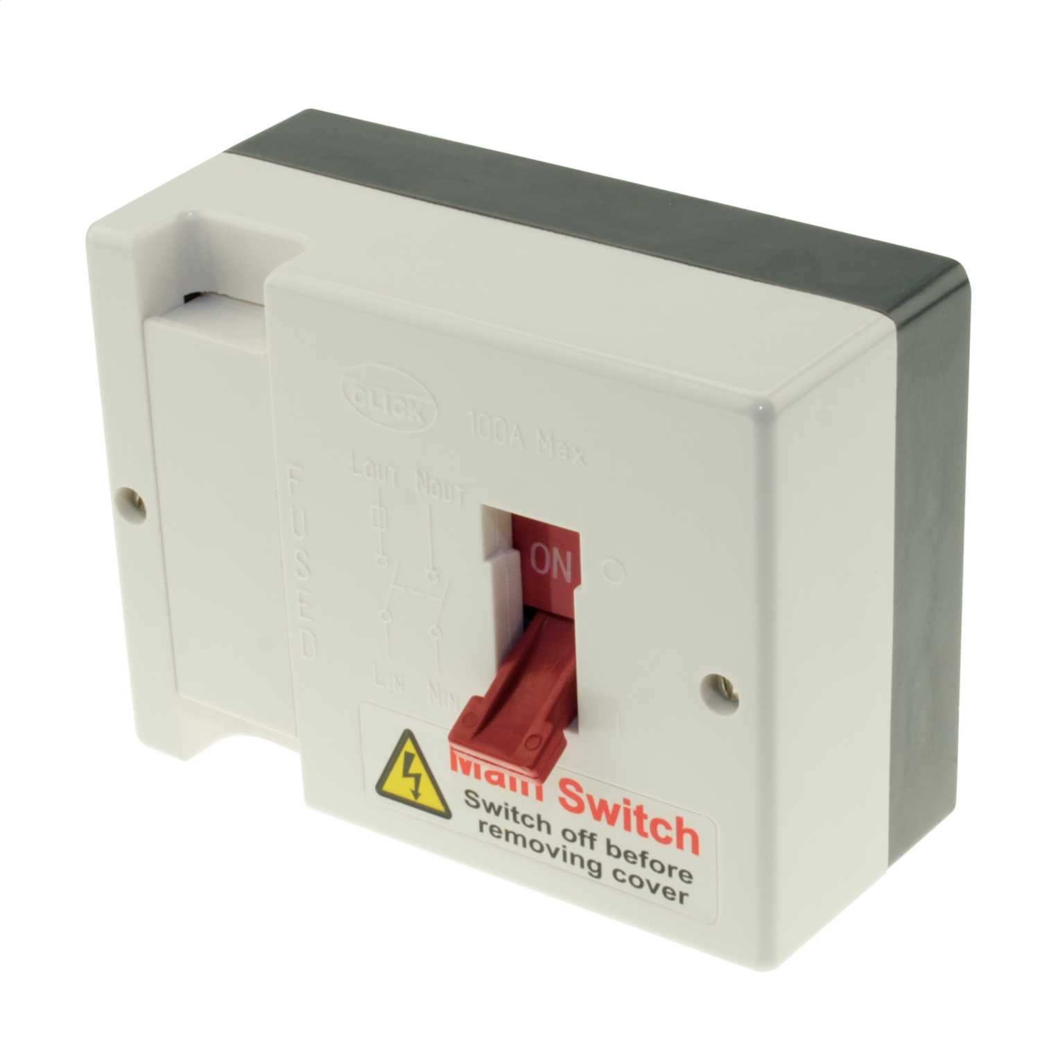 Scolmore Click 100A Fused Main Switch (DB750) | CEF