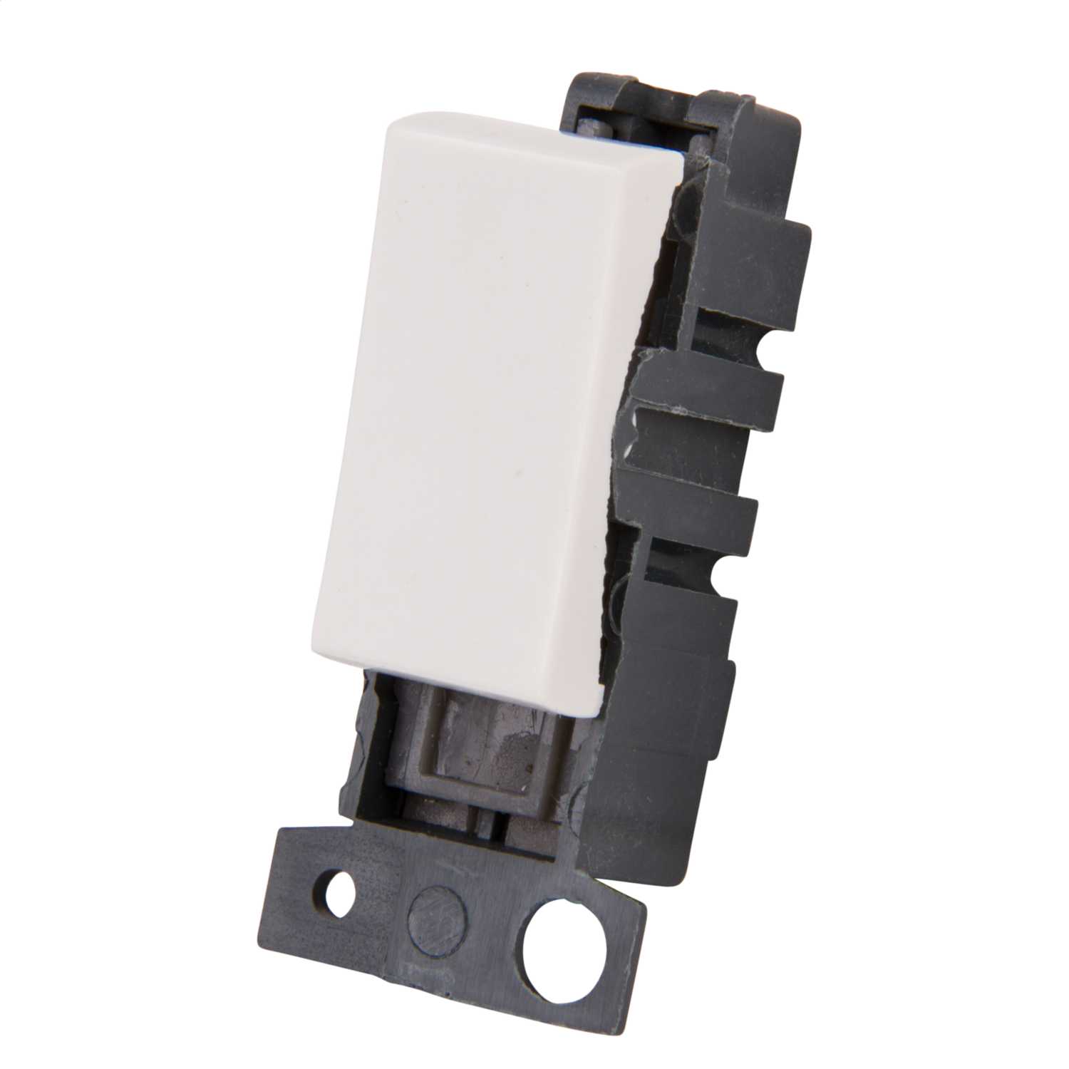 Scolmore Click Mini Grid 10A 2 Way Switch Module Polar White (MD002PW ...