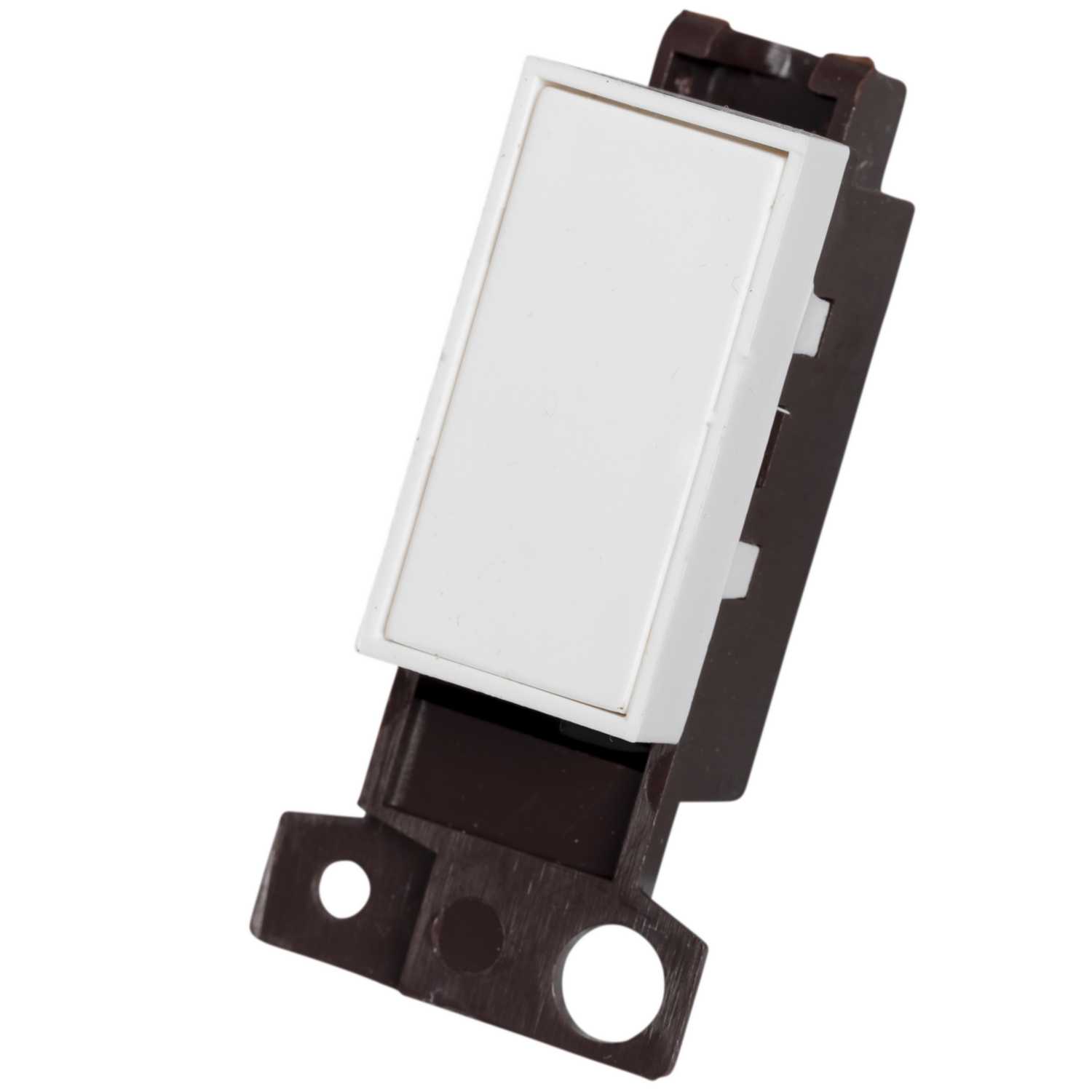 Scolmore Click Mini Grid 1 Module Blank White (MD008WH) | CEF