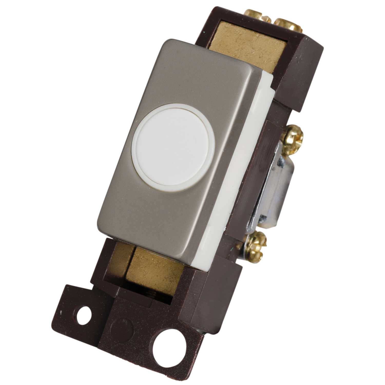 Scolmore Click Mini Grid 20A Flex Outlet Module White Insert Pearl ...