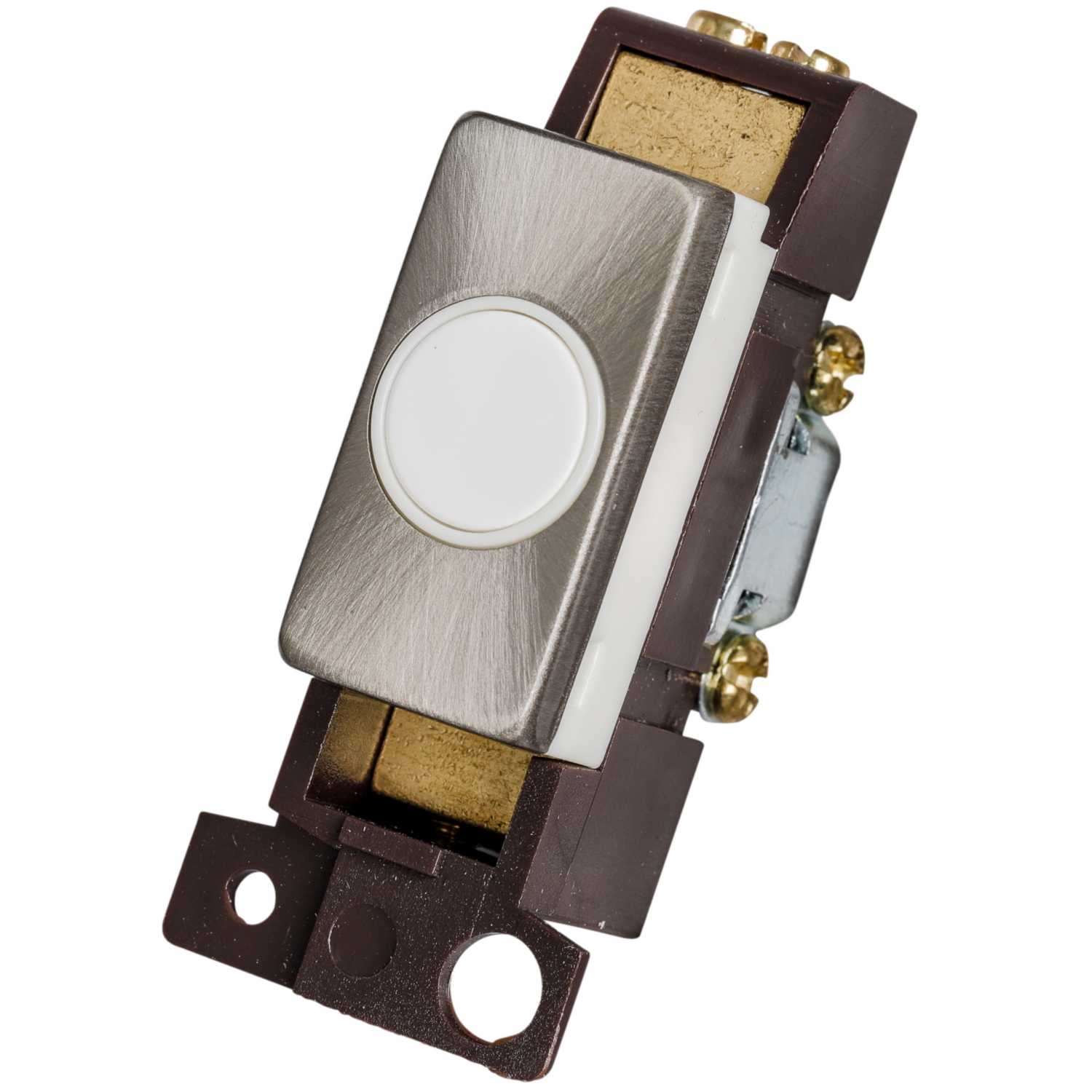 Scolmore Click Mini Grid 20A Flex Outlet Module White Insert Satin ...