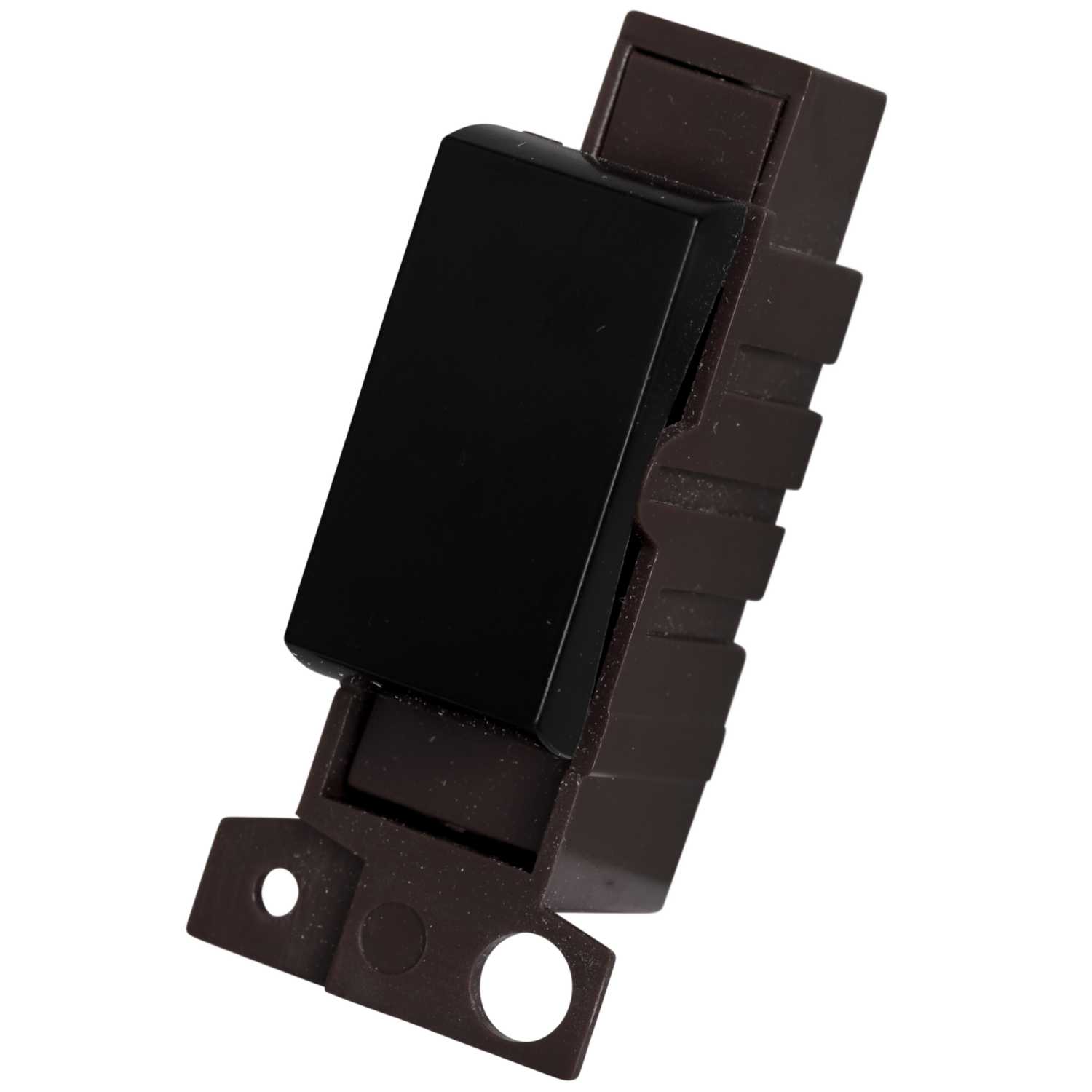 Scolmore Click Mini Grid 10A 3 Position Retractive Switch Module Black ...