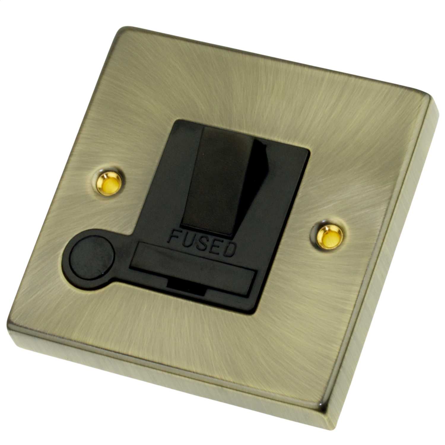 Scolmore Click Deco 13A Switched Fused Spur with Flex Outlet Black ...