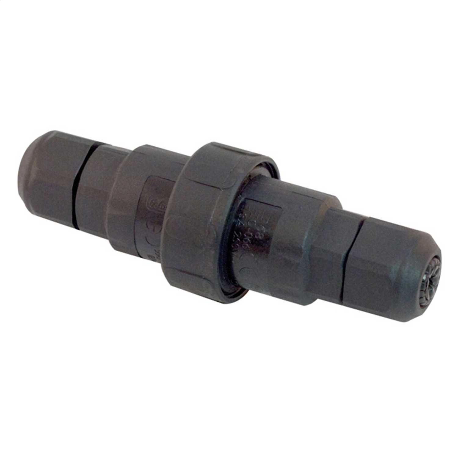 LGA Selectric 16A In-Line Cable Connector IP68 Black (CC68-1) | CEF