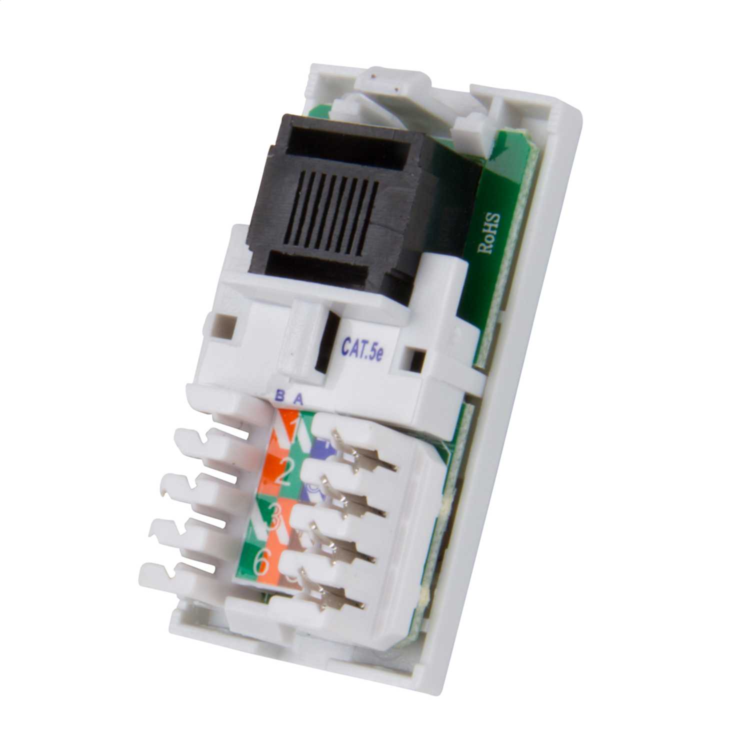 LGA Selectric RJ45 CAT5E Euro Module White (MOD-11) | CEF