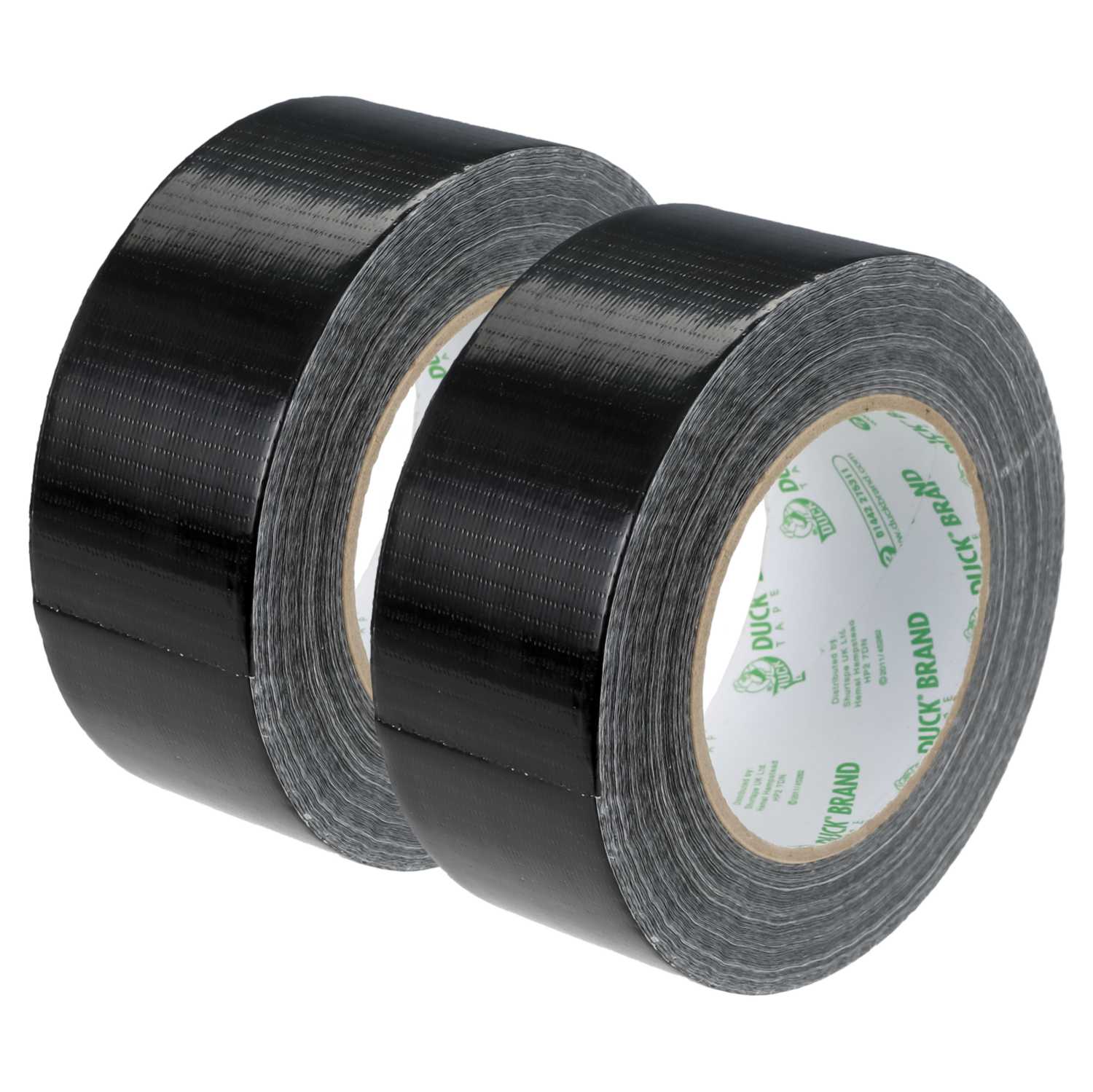 Ducktape 50mm x 50m Original Duck Tape Black (Pack of 2) (232336) | CEF
