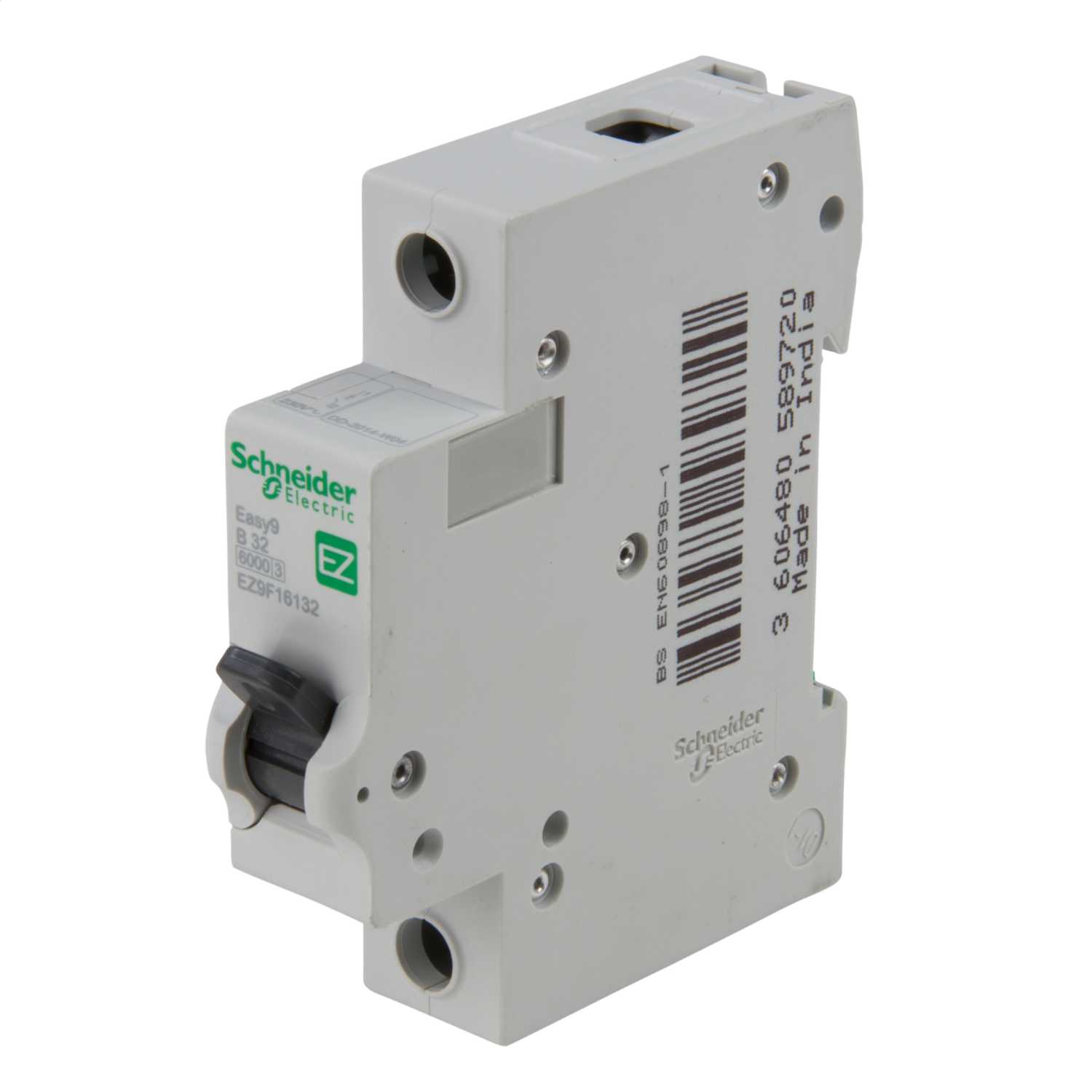 Schneider Easy9+ 32A Single Pole 6kA B Curve MCB (EZ9F16132) | CEF