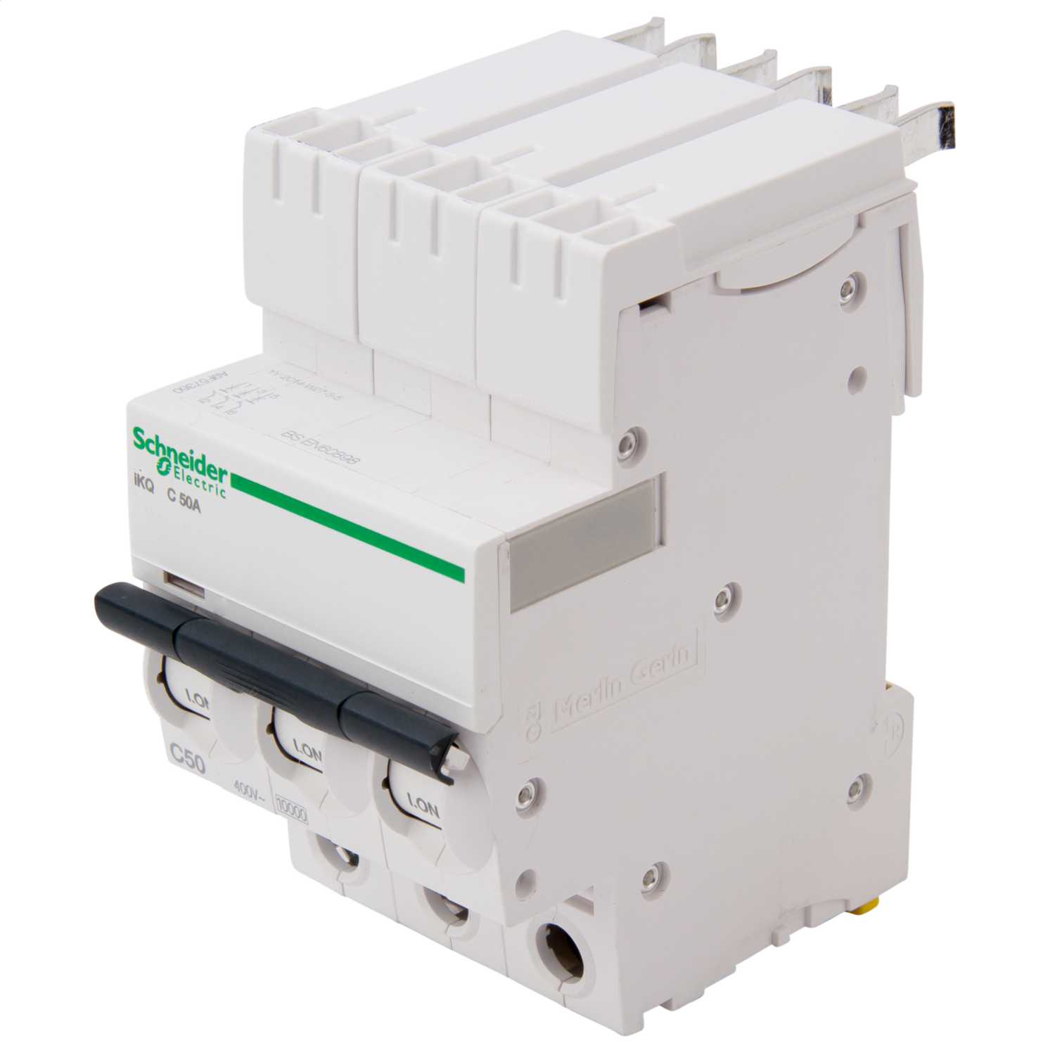 Schneider Square D IKQ 50A Triple Pole 10kA C Curve MCB (SE10C350) | CEF