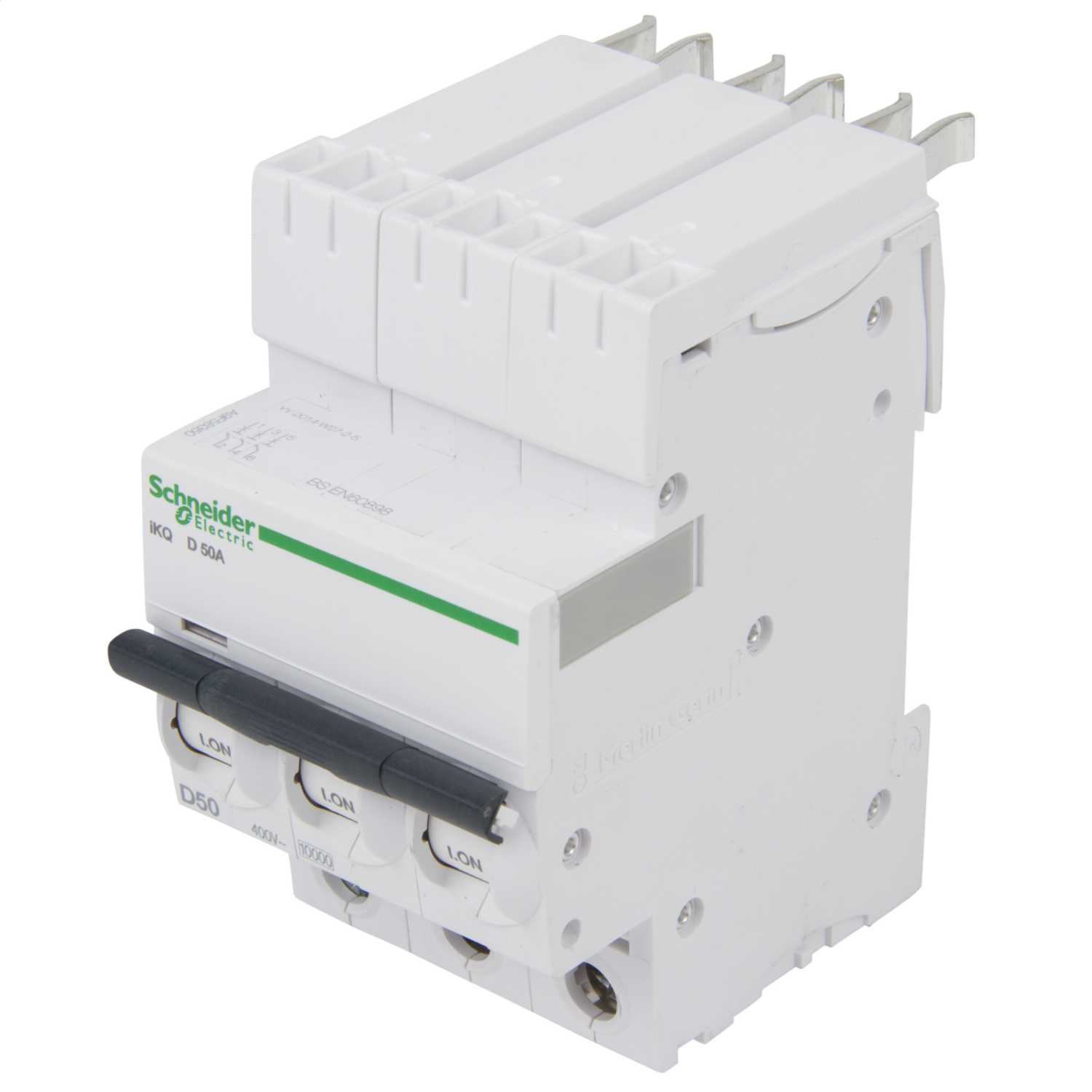 Schneider Square D IKQ 50A Triple Pole 10kA D Curve MCB (SE10D350) | CEF