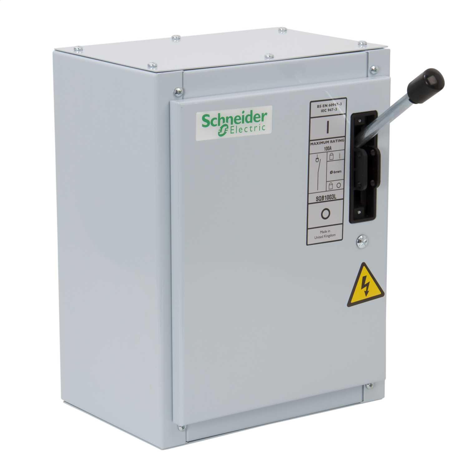 Schneider Square D Quadbreak 100A TP+N Metal Isolator Switch ...