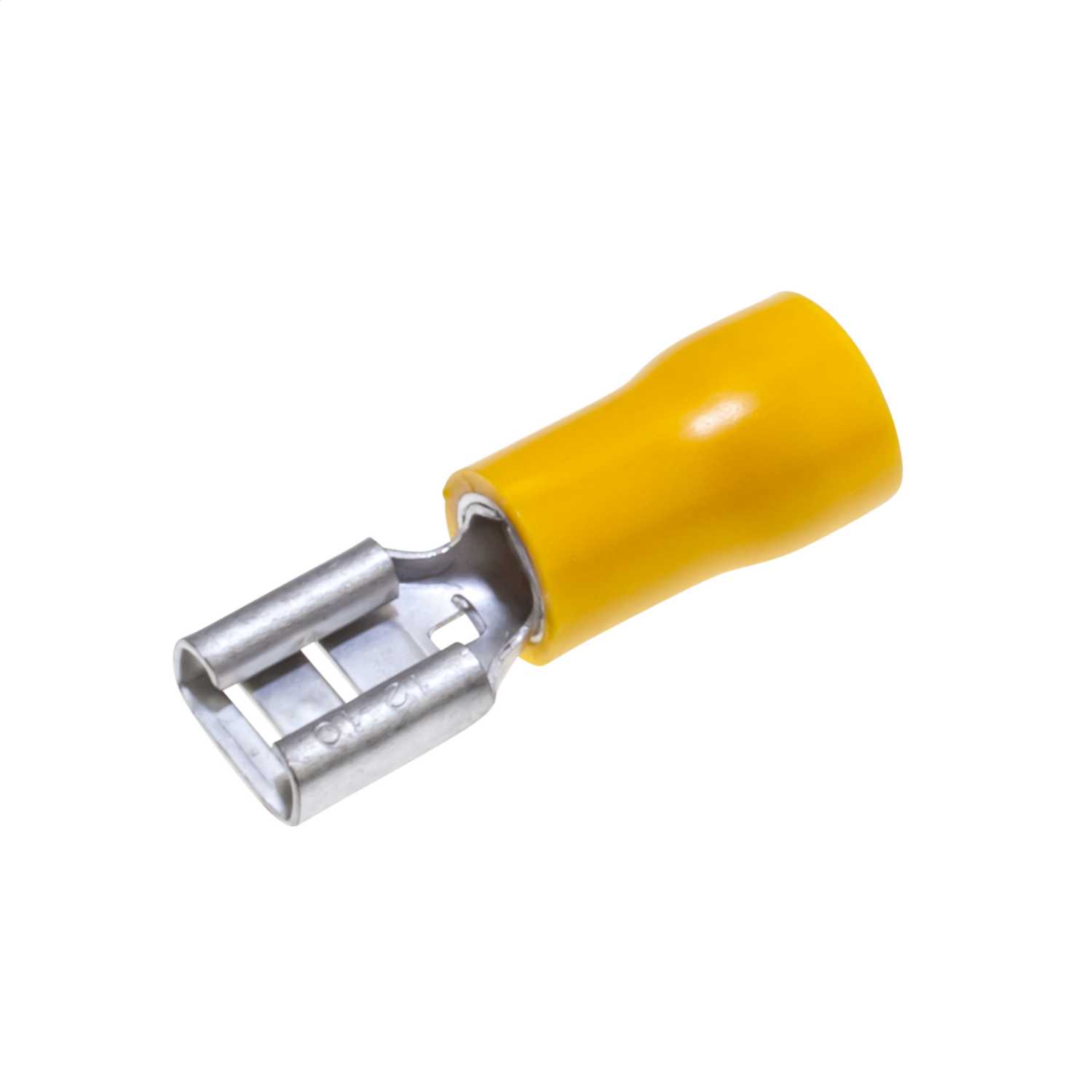 Engex 6.3mm Yellow Female Crimp Lugs for 6mm Cables (Pack of 100 ...
