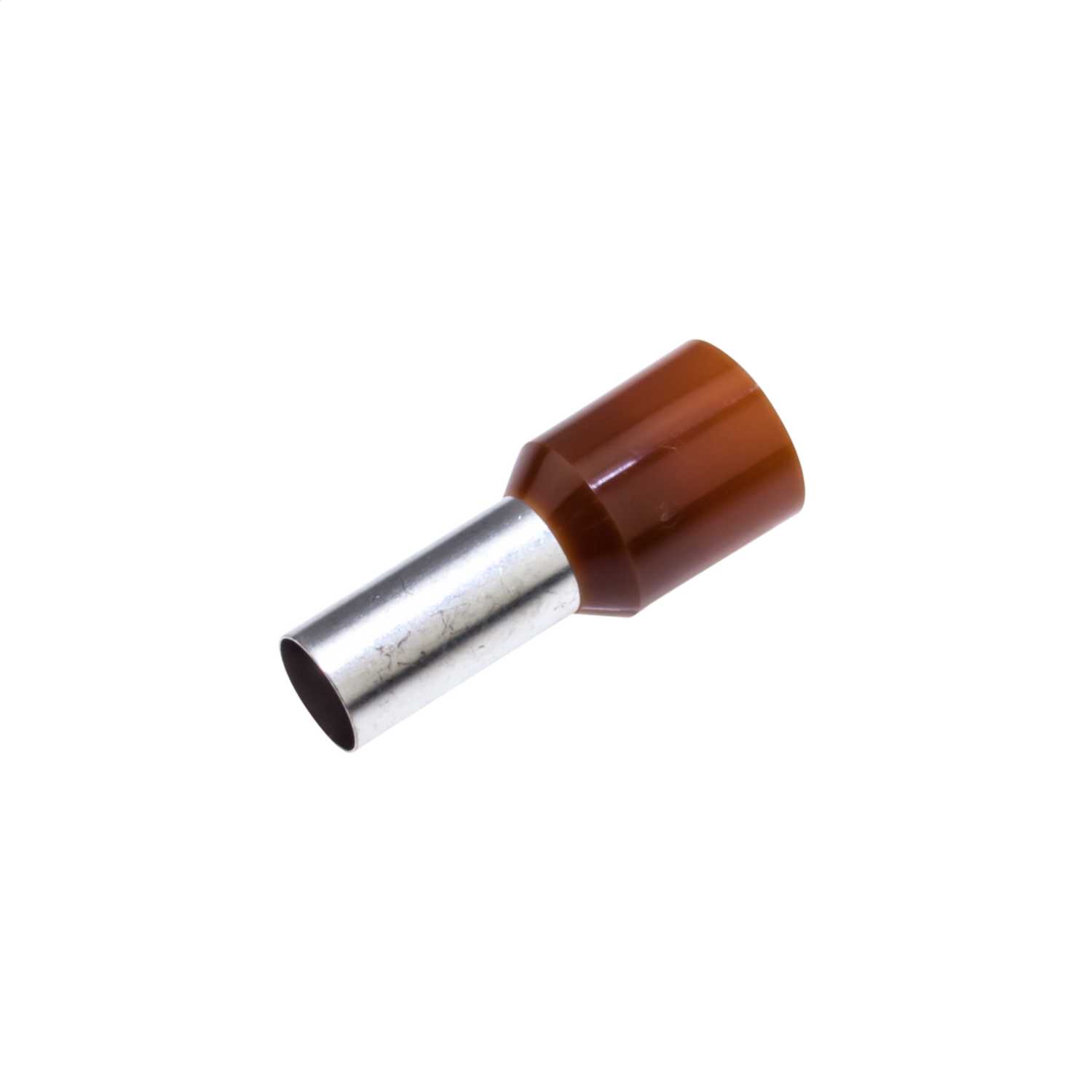 Engex 25mm Bootlace Ferrules Brown (Pack of 100) (640009) | CEF