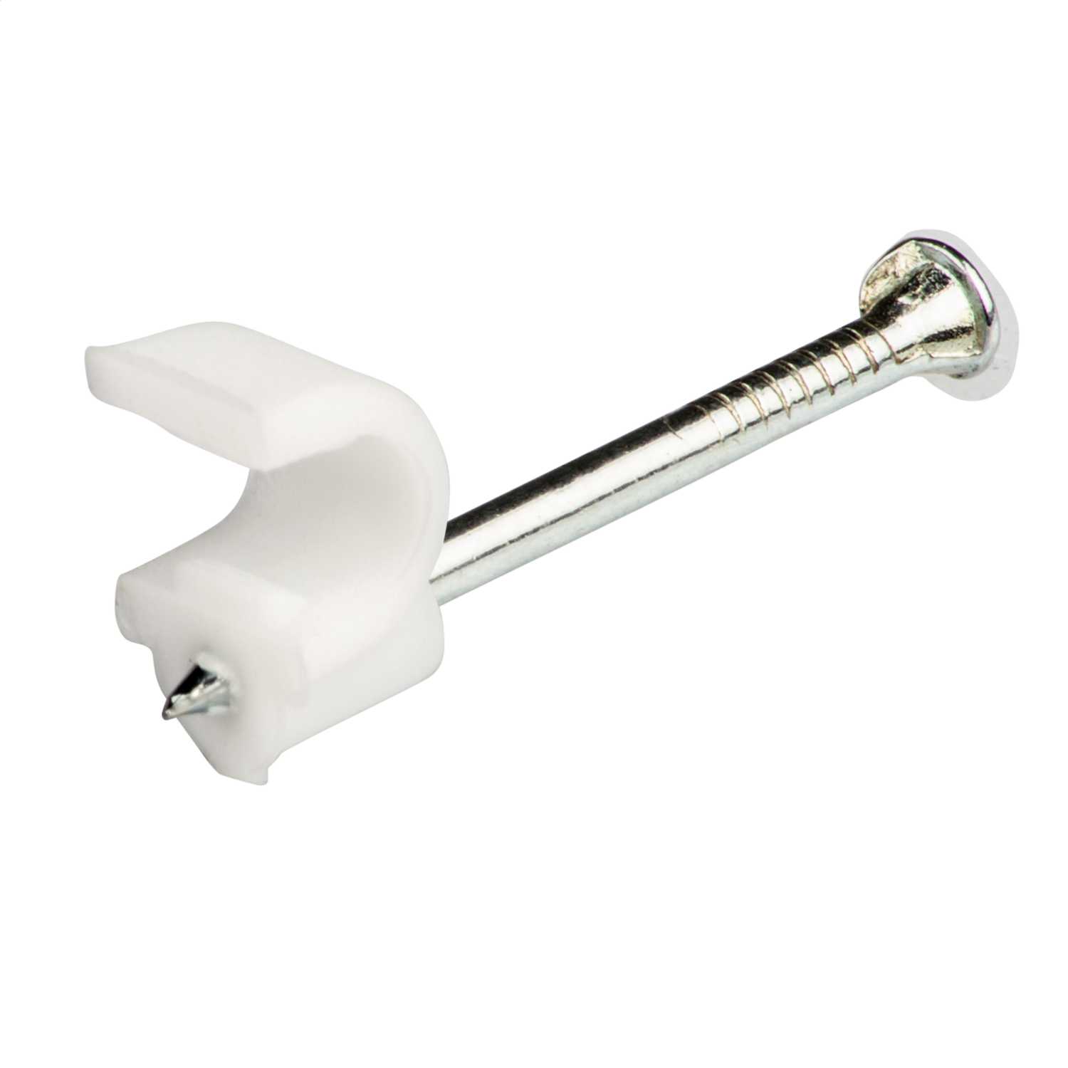 Engex 3.5mm Round Clips White (Pack of 100) (GX01102) | CEF