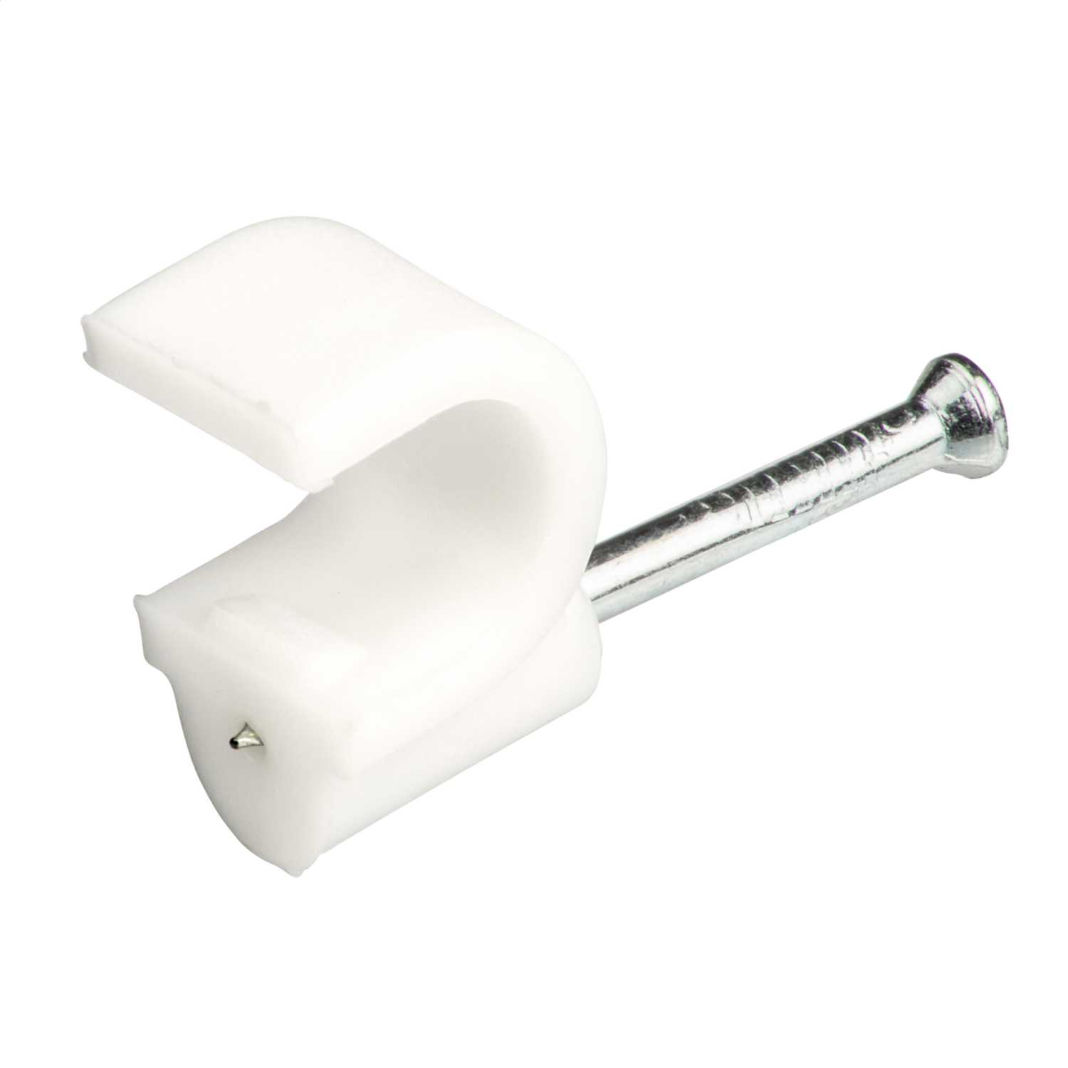 Engex 8.0mm Round Clips White (Pack of 100) (GX01107) | CEF