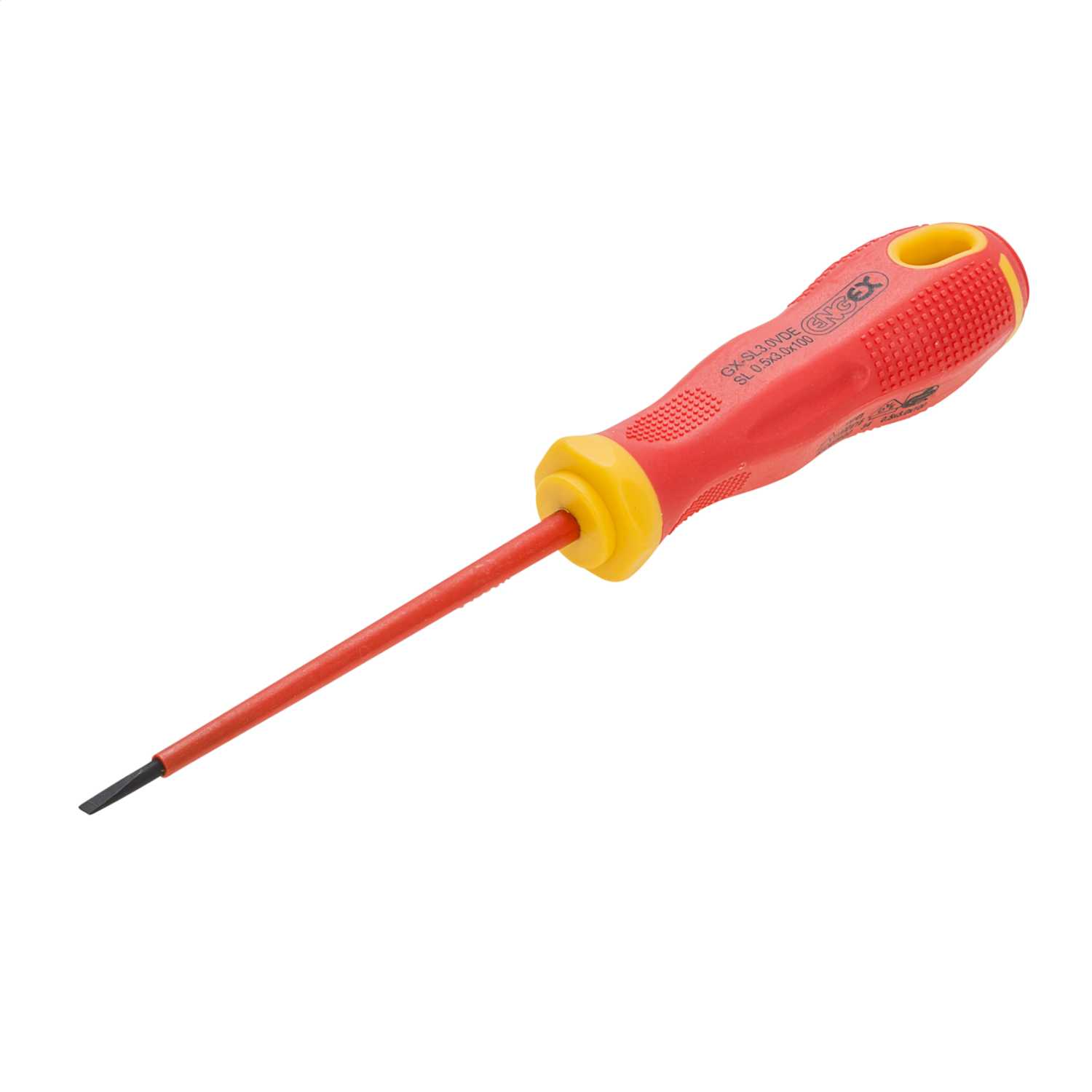 Engex 3mm Slotted VDE Screwdriver 1000V (GX-SL3.0VDE) | CEF