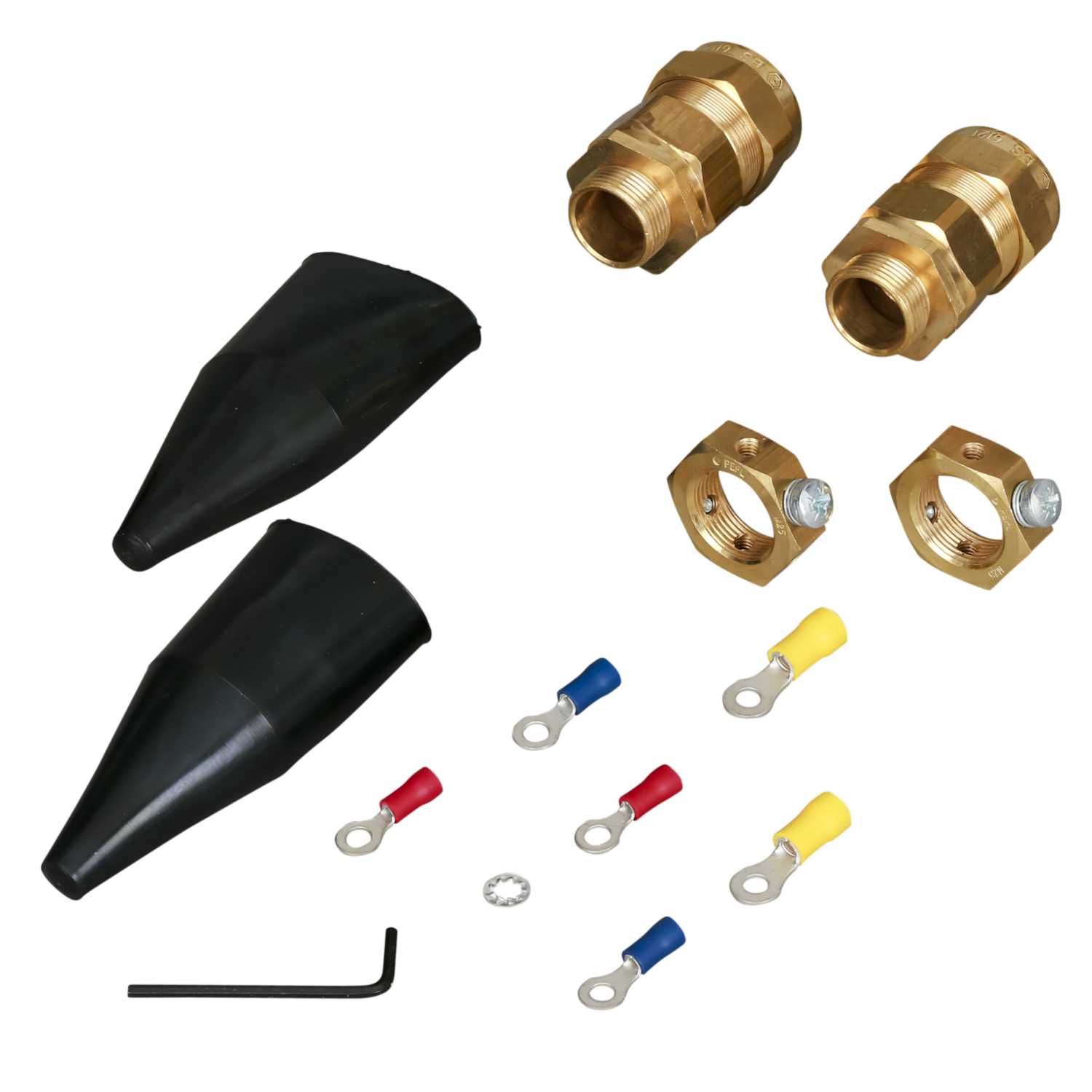 SWA 20CW Brass SWA Gland Pack with Earthing Nut (Pack of 2) (TPCW20 ...