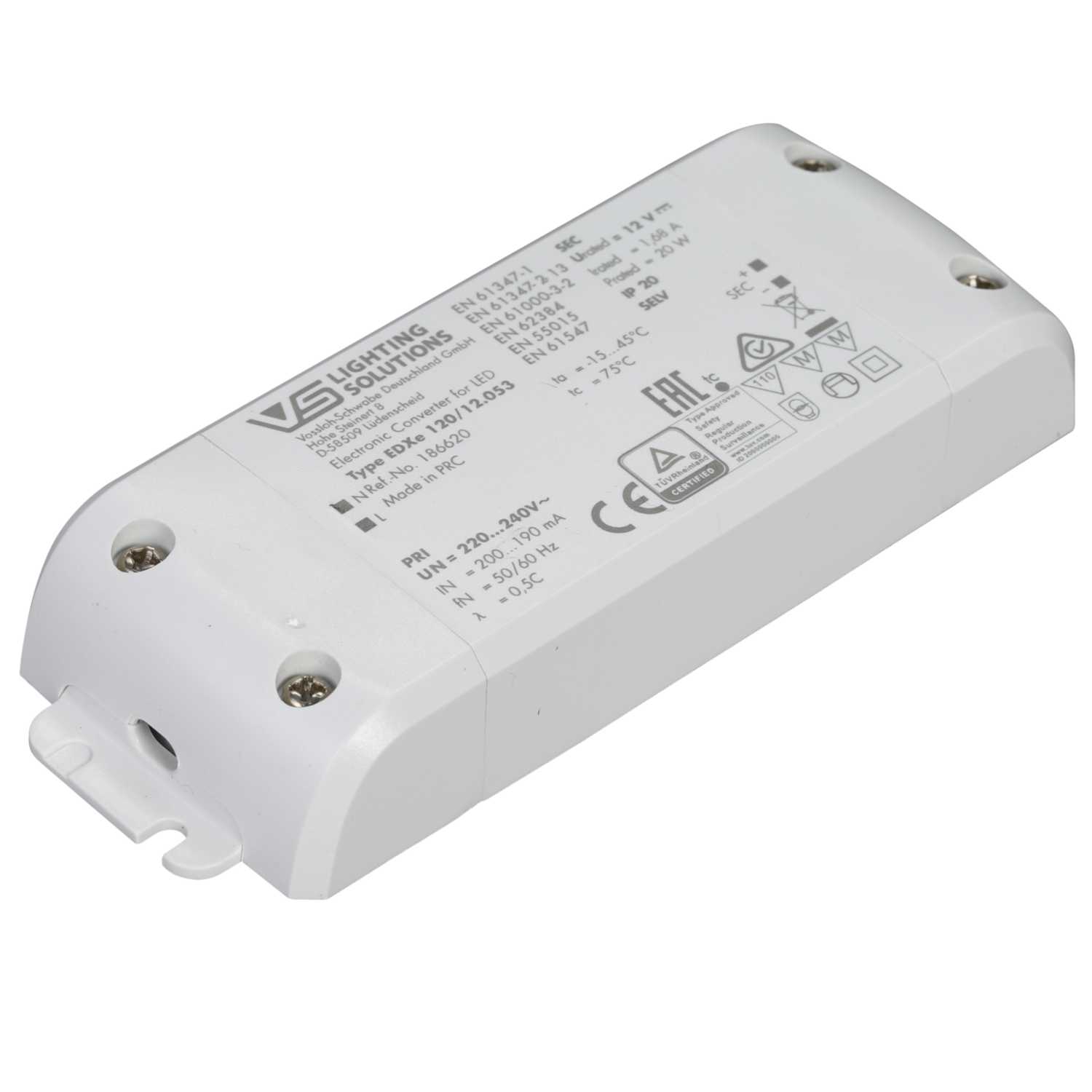 Tamco 20W 12V 0 - 1.68A Constant Voltage LED Driver (EDXE 120/12.053) | CEF Tamco 20W 12V 0 - 1.68A Constant Voltage LED Driver (EDXE 120/12.053) | CEF