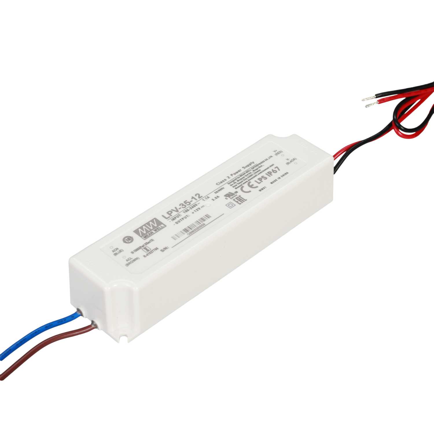 Tamlite 35W 12V 0 - 3A Constant Voltage LED Driver IP67 (LPV-35-12) | CEF