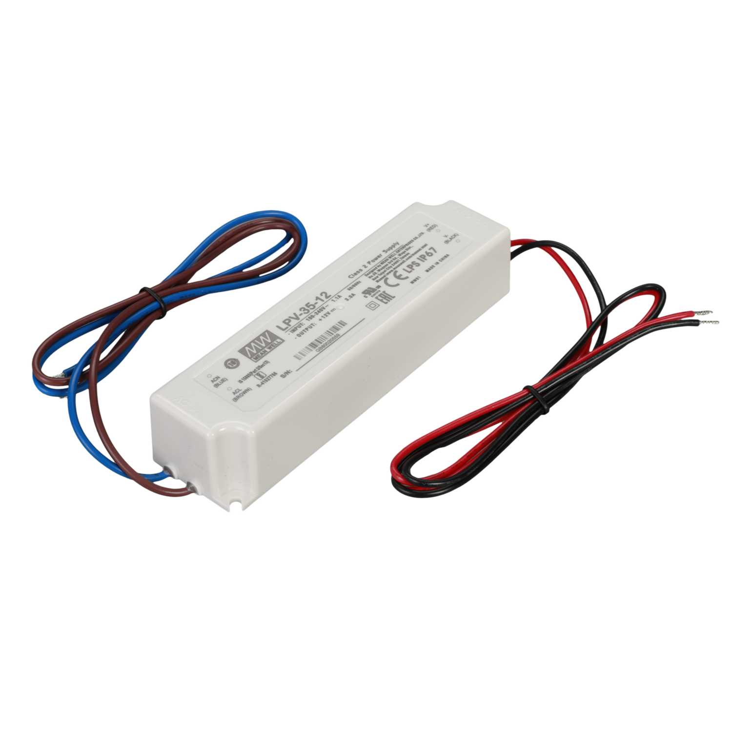 Tamlite 35W 12V 0 - 3A Constant Voltage LED Driver IP67 (LPV-35-12) | CEF