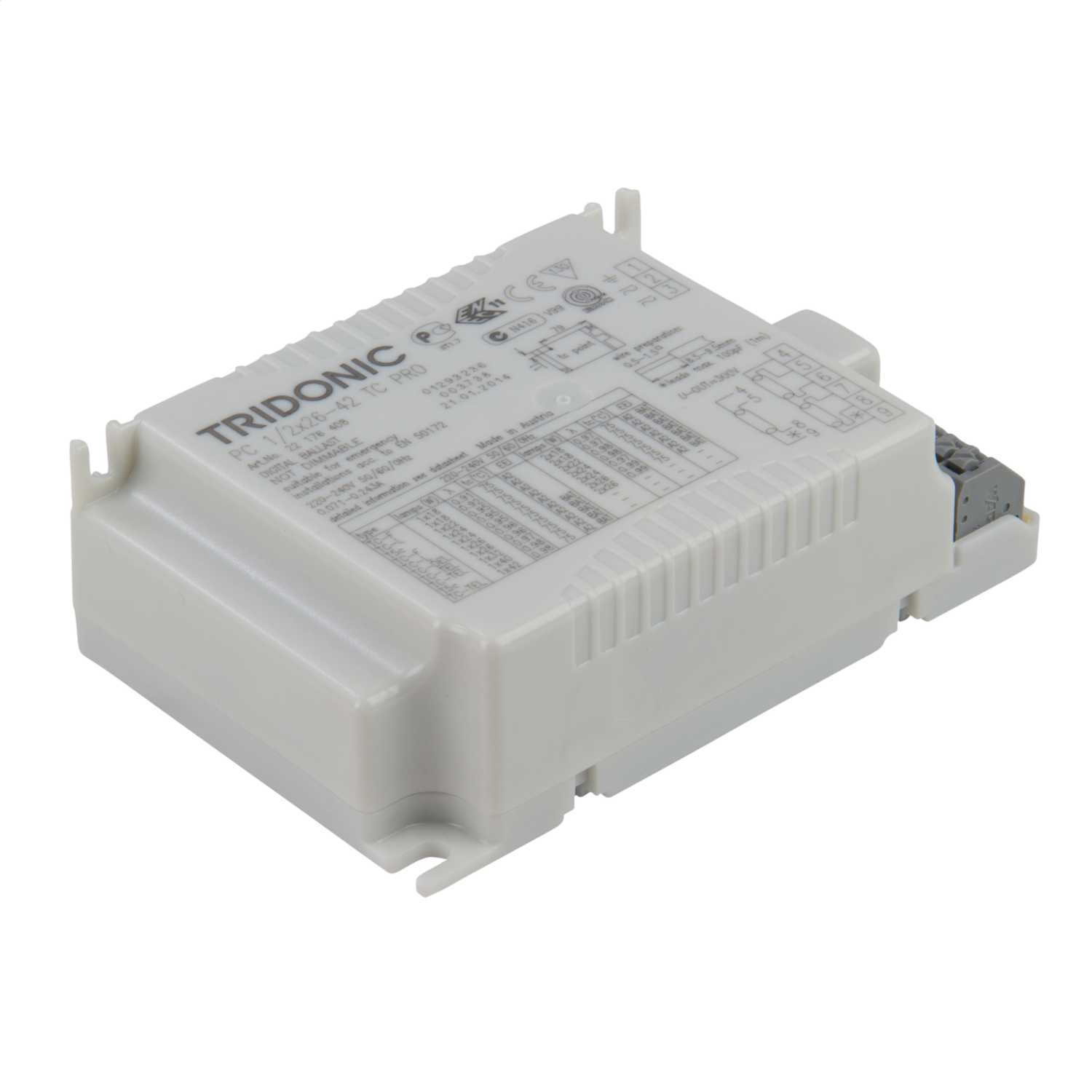 Tridonic 1 x 26 to 42W PL-L High Frequency Ballast (PC1/2X26-42TCPRO) | CEF