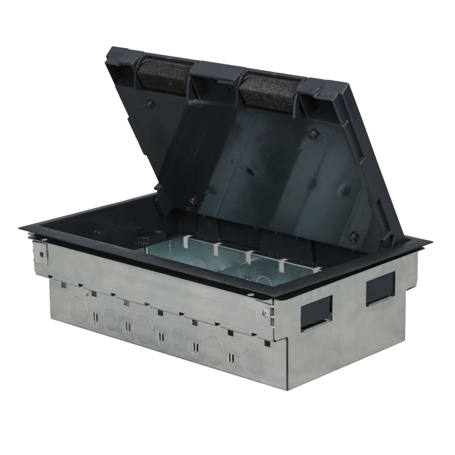 Tamlex 87 mm Deep 3 Compartment Cavity Service Floor Box (CSB/3/BE) | CEF