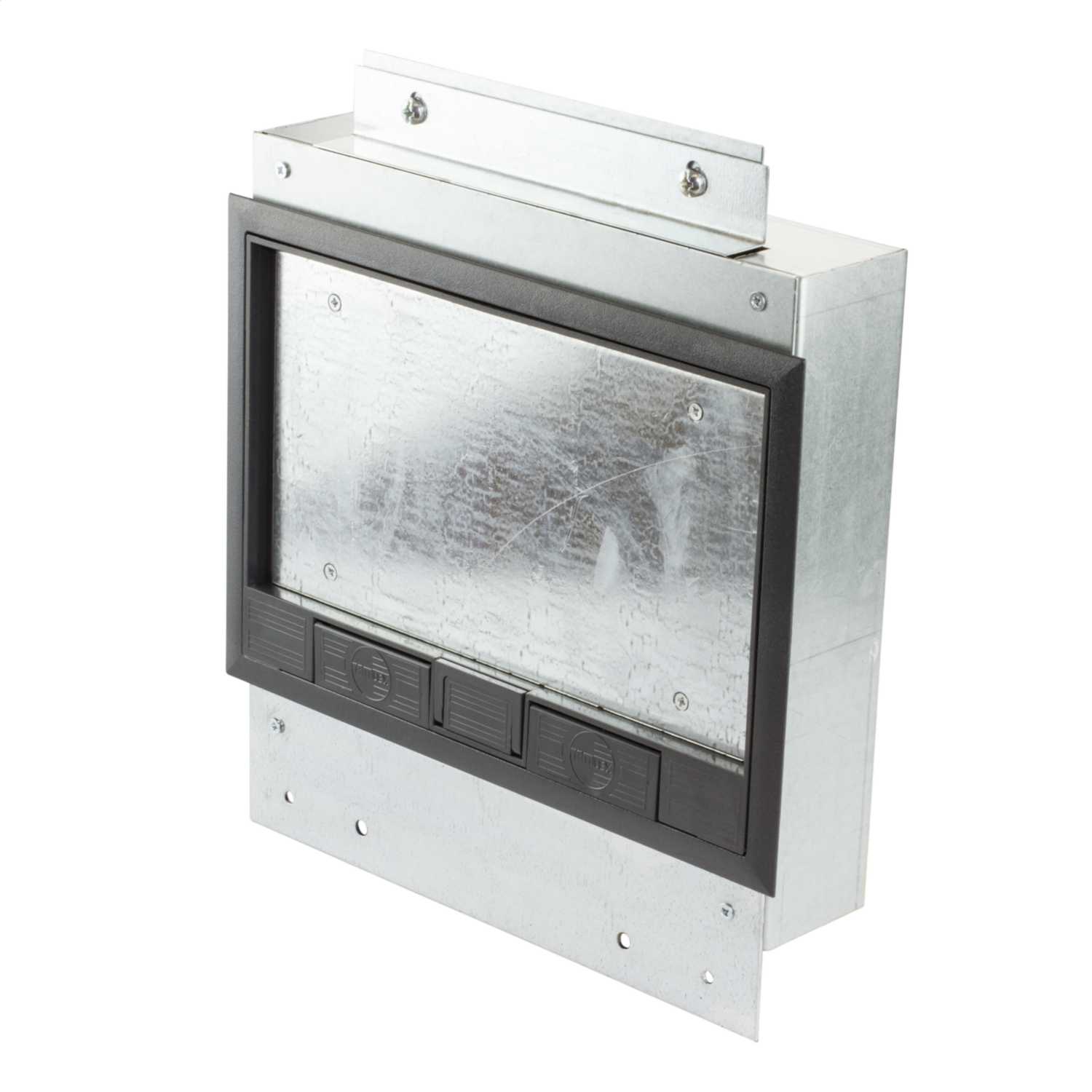 Tamlex 68mm 3 Compartment Flush Screed Trunking Service Floor Box (FSB3 ...