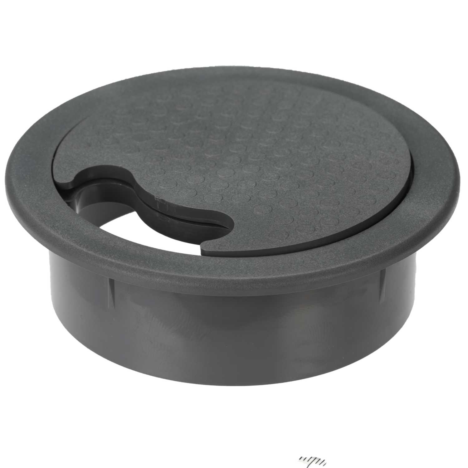 Tass 80mm Desk Grommet Grey (DGG80) | CEF