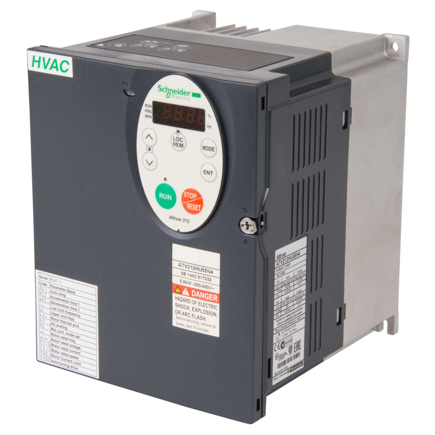Schneider Altivar H N4 480V 5.5kW Variable Speed Drive (ATV212HU55N4) | CEF