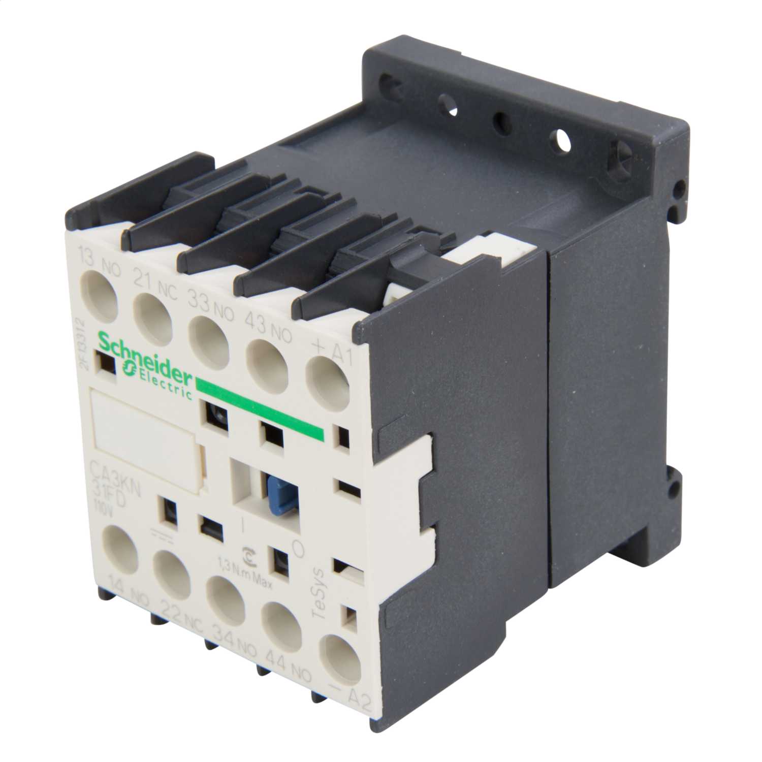 Schneider Telemecanique 110V DC Control Relay 3 NO + 1 NC Contacts ...