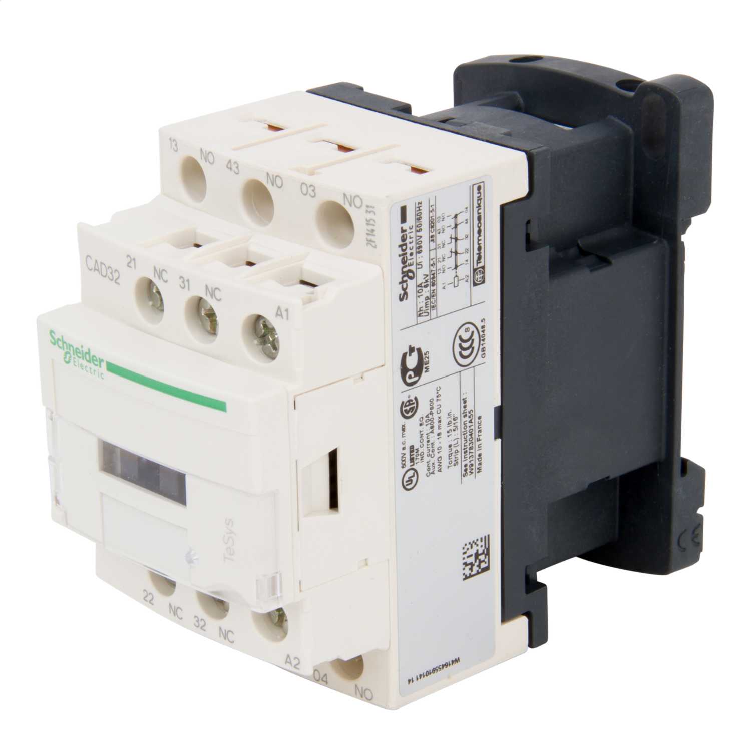 Schneider Telemecanique 240V Control Relay 3 NO + 2 NC Contacts ...