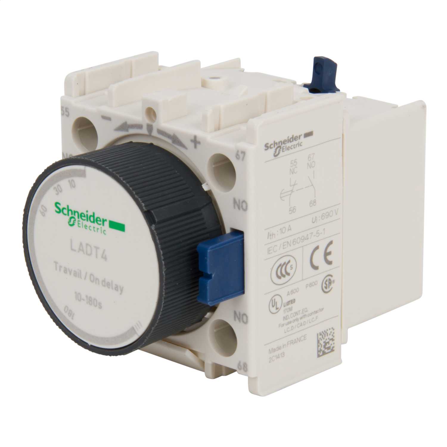 Schneider Telemecanique Delay On Timer 10 to 180 Seconds (LADT4) | CEF
