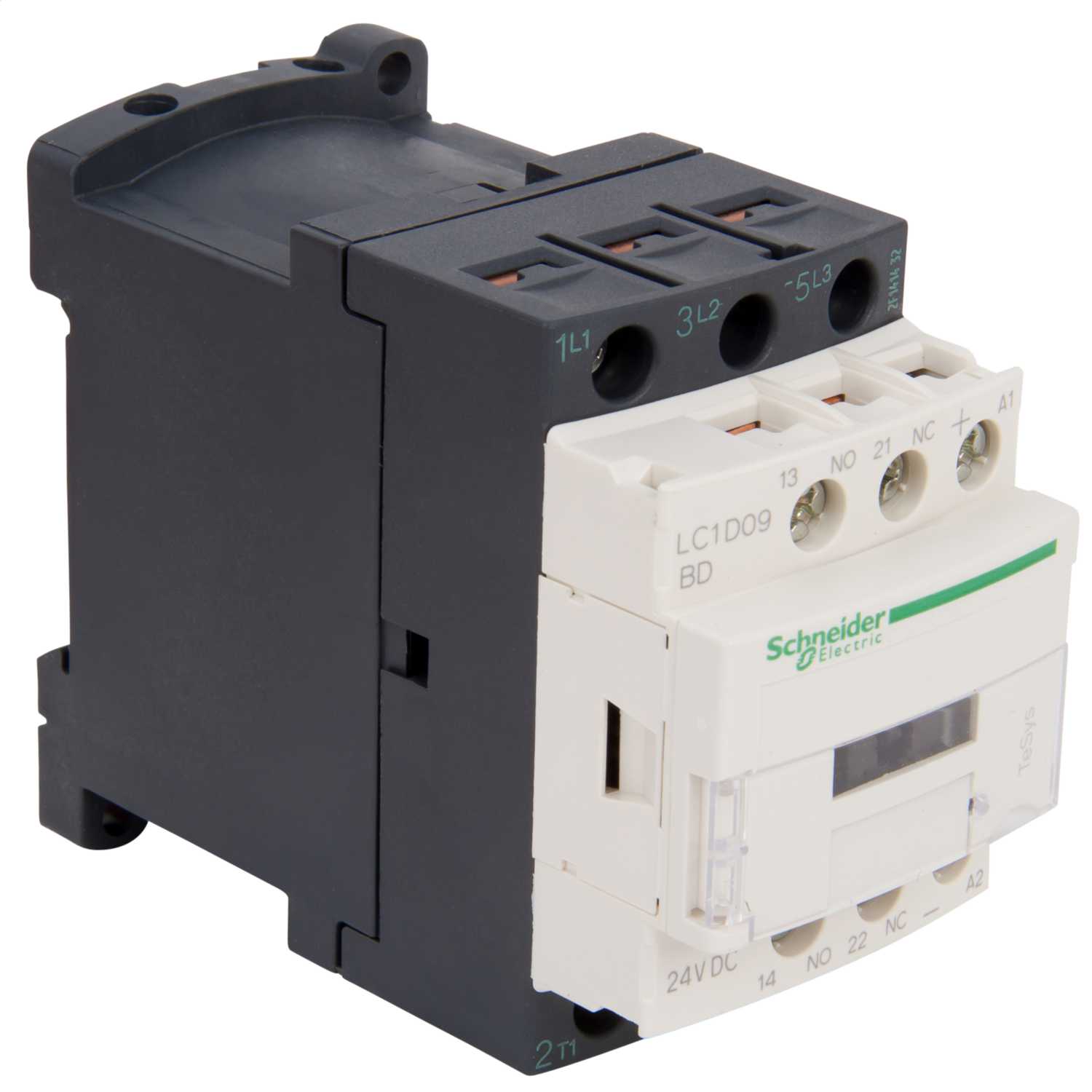 Schneider Telemecanique TeSys D 9A Contactor 3 Pole 3 NO Contacts 24V ...